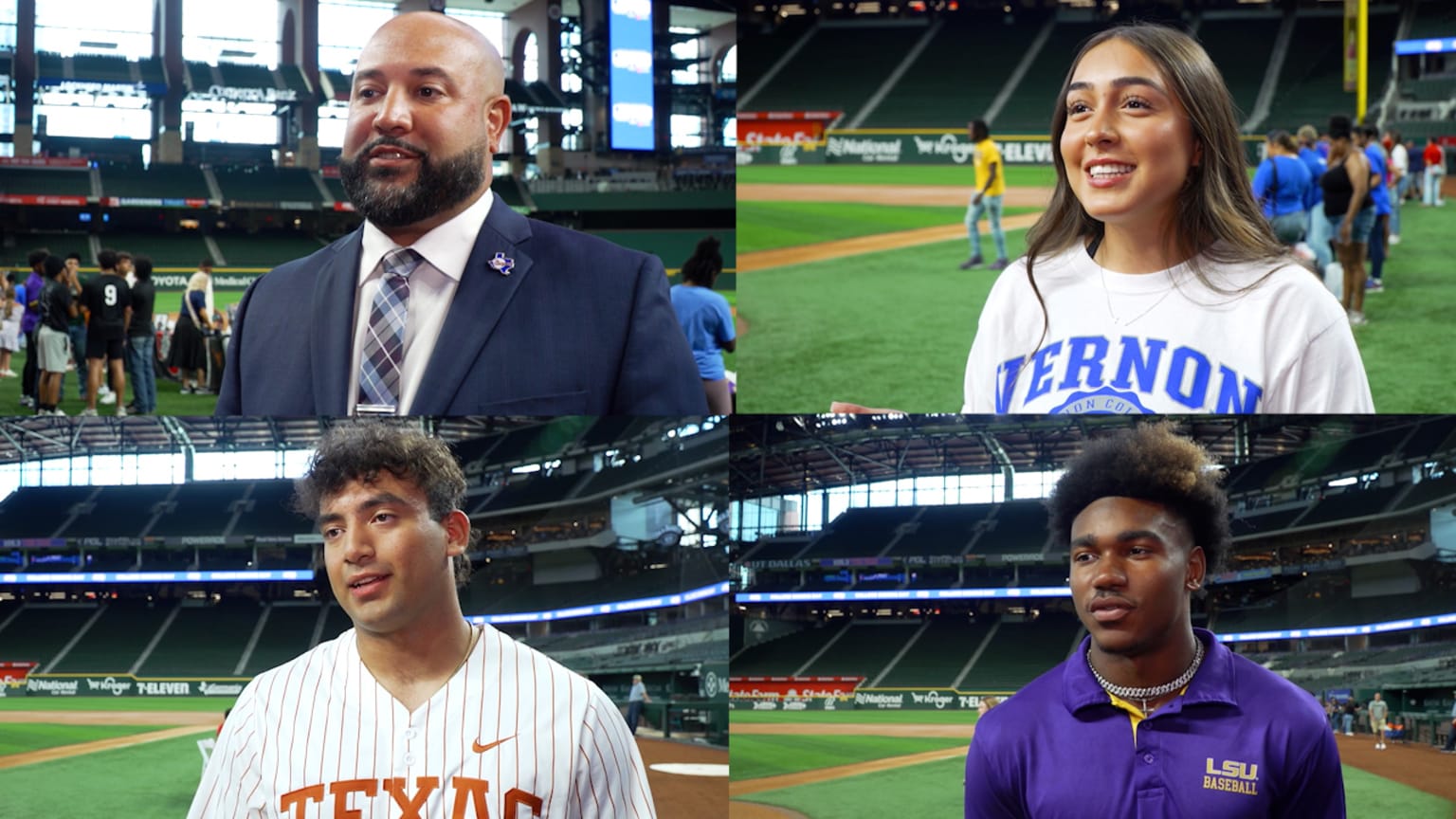 Rangers honor 27 athletes on commitment to college | 06/25/2024 | Texas ...