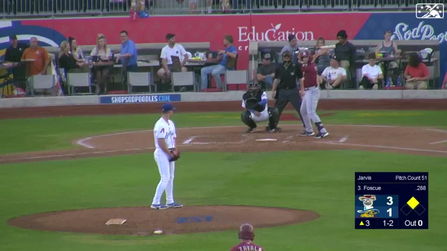 Justin Foscue goes yard twice for RoughRiders | 09/03/2022 | Texas Rangers