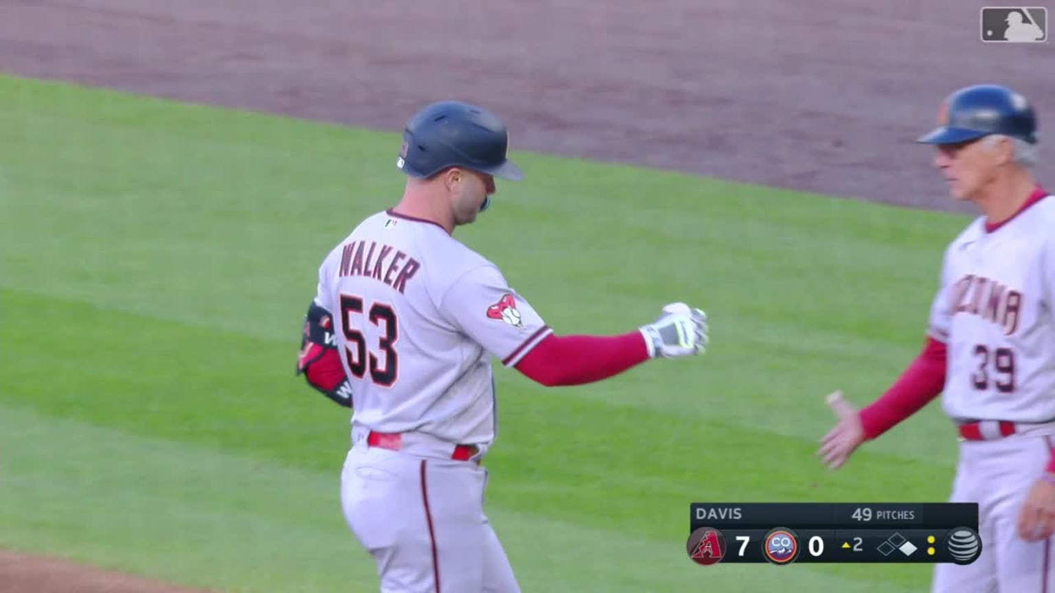 Christian Walker pega 3 hits incluido HR ante Rockies | 29/04/2023 ...