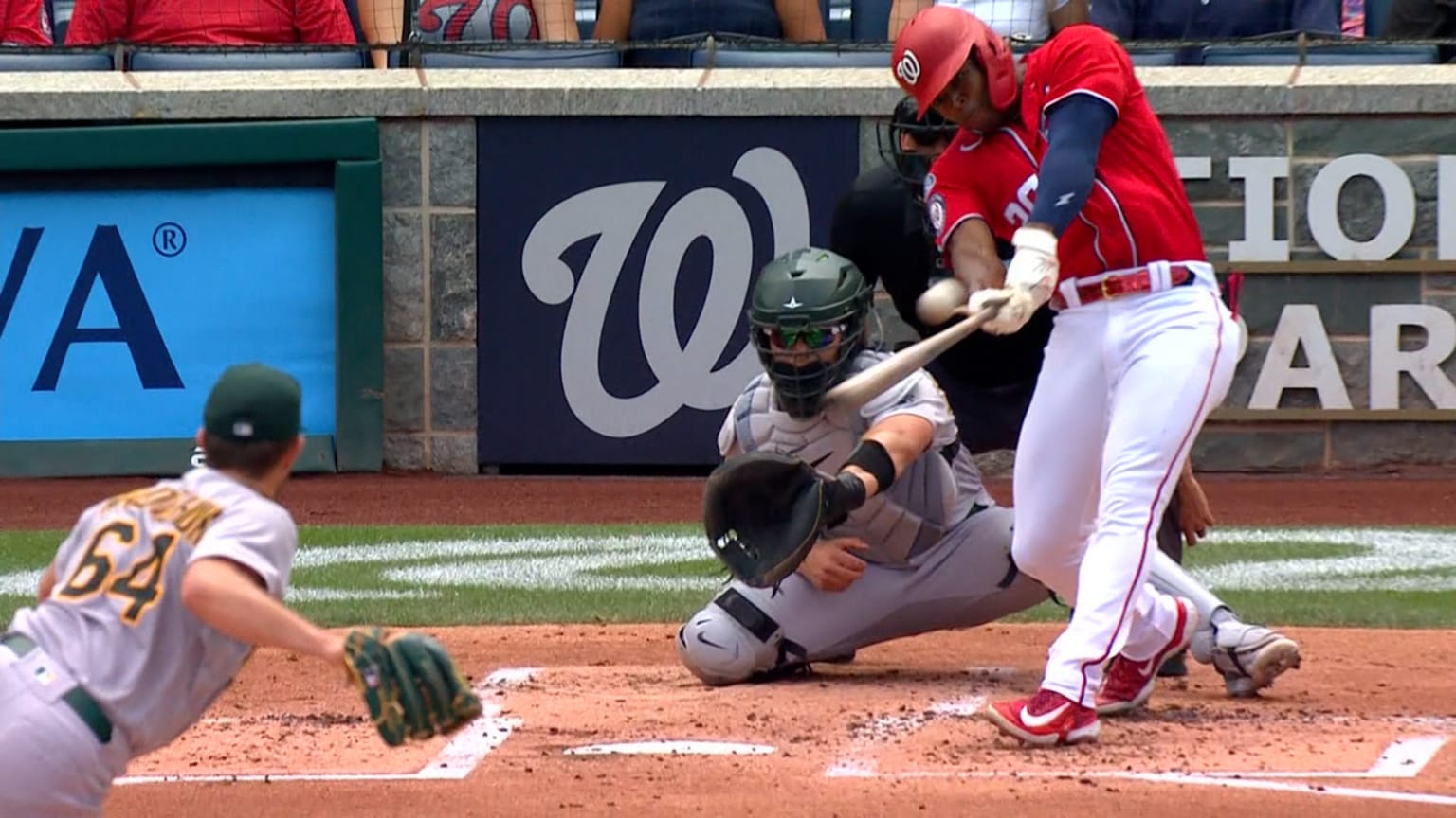 Stone Garrett lines a RBI double to left field | 08/13/2023 | Washington Nationals