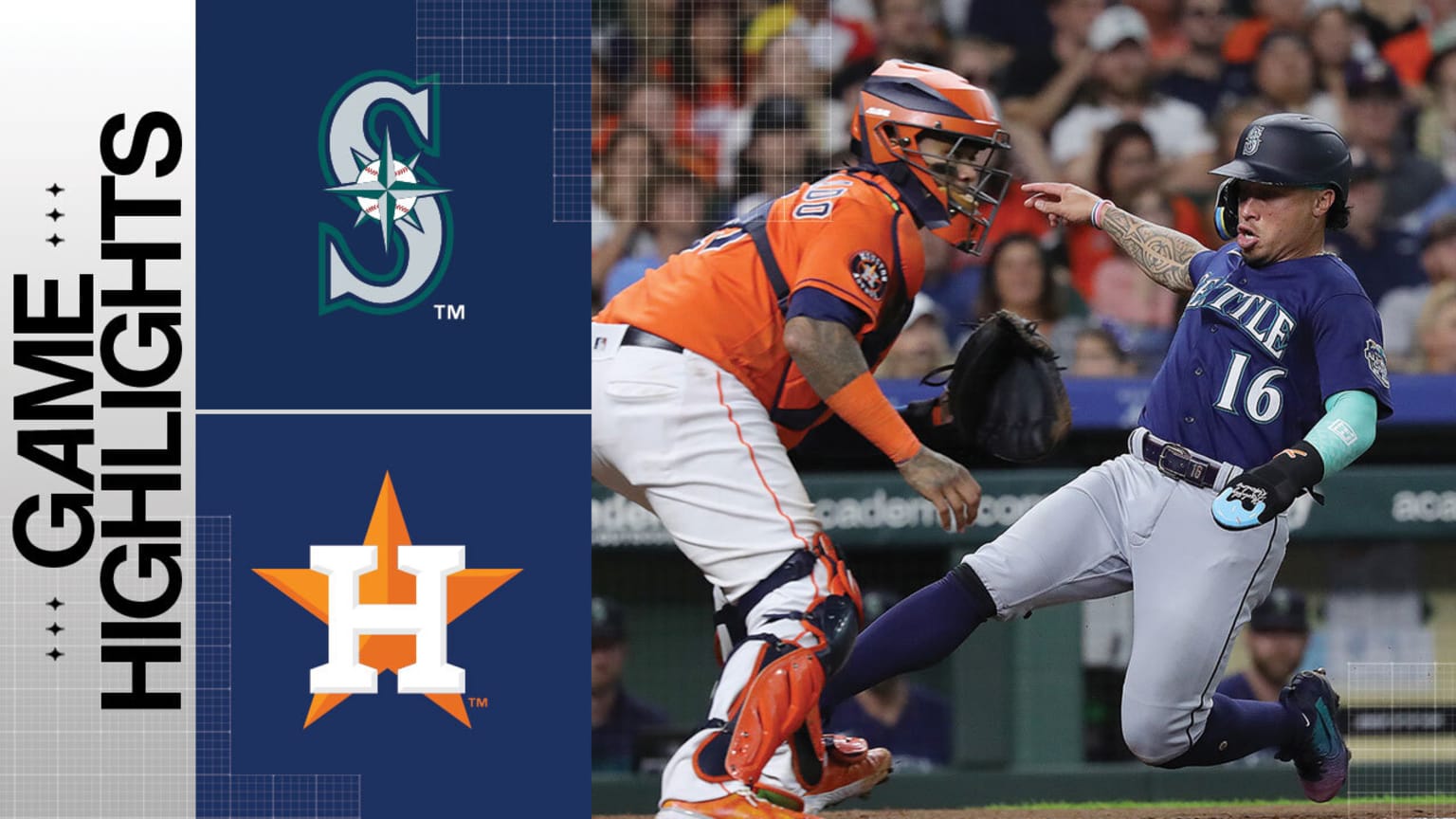 Ford's four RBI powers Mariners' 10-1 win over Astros | 07/07/2023 ...