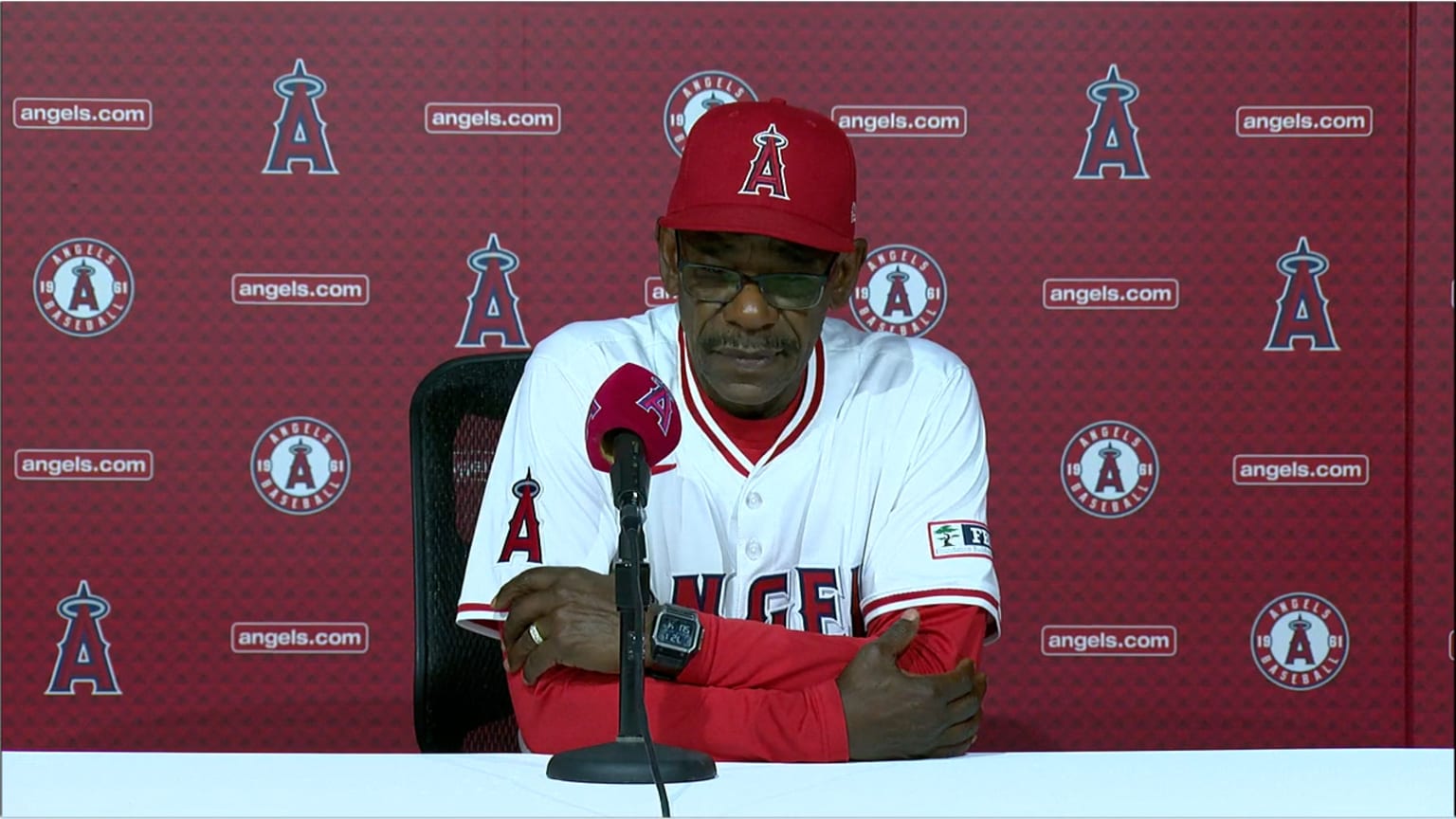 Ron Washington discusses 11-4 loss to the Twins | 04/28/2024 | Los ...