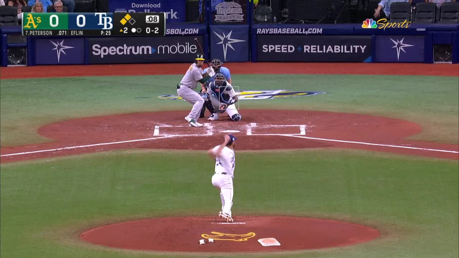 Jace Peterson hits an RBI single to center field | 04/07/2023 | Athletics