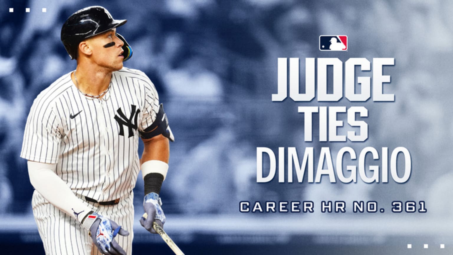 Aaron Judge ties Joe DiMaggio with 361 homers (46) | 09/11/2025 | MLB.com
