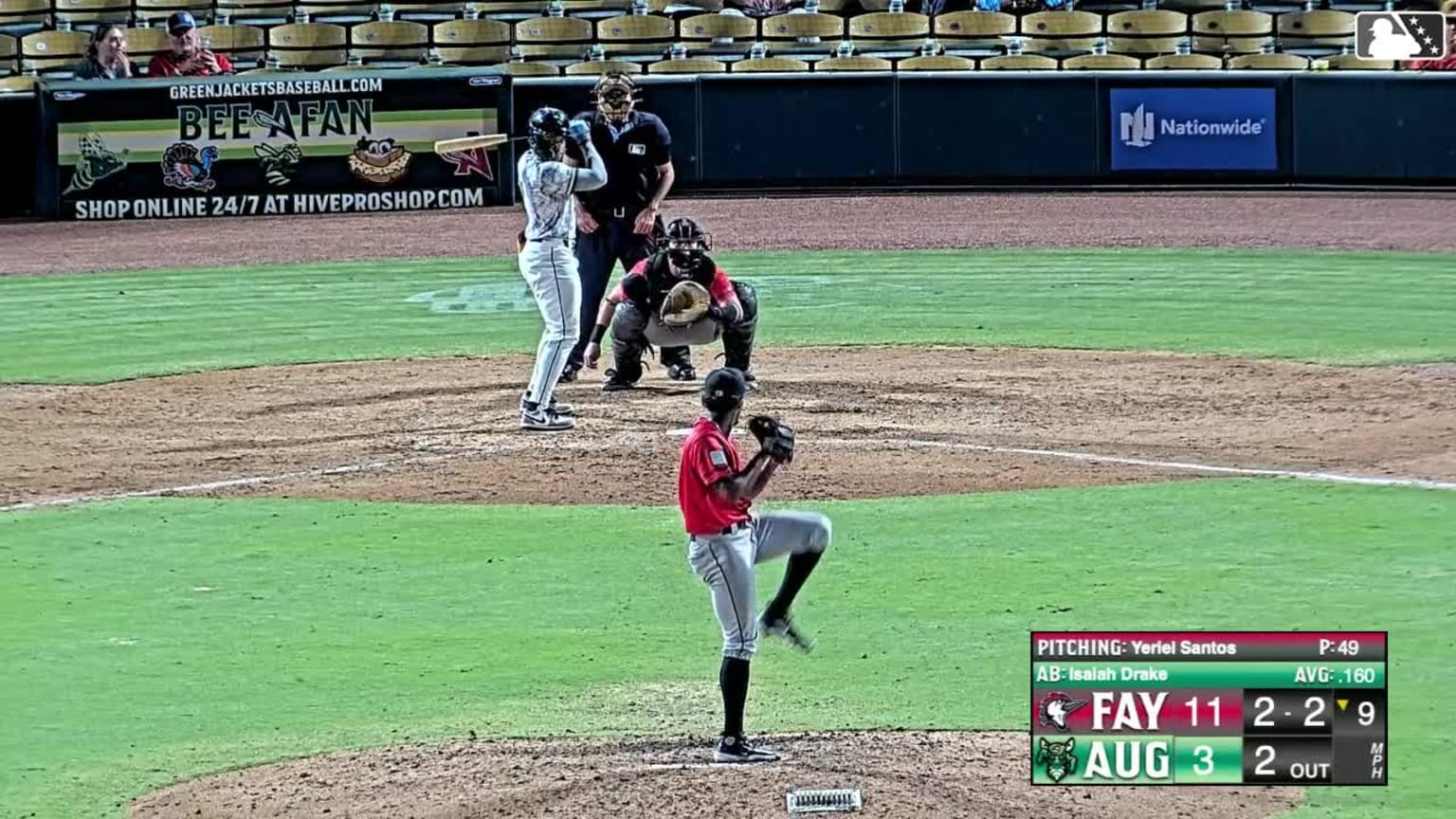 Yeriel Santos records his 6th strikeout | 07/11/2024 | Houston Astros
