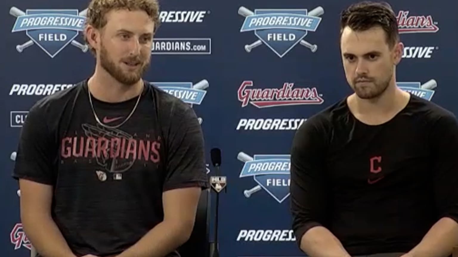 Tanner Bibee and Lane Thomas on the Guardians' win | 09/24/2024 ...