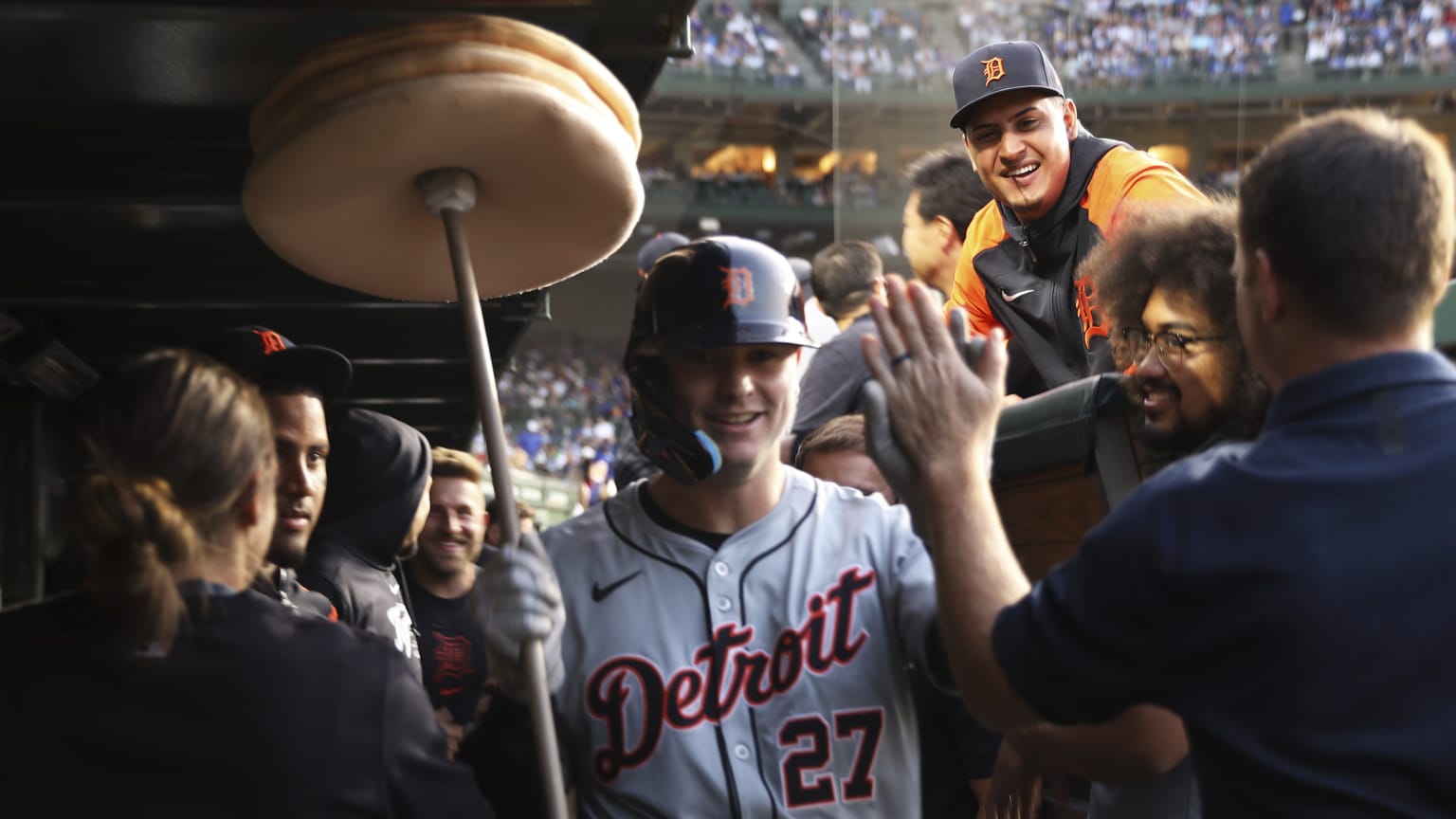 Trey Sweeney's first Major League home run | 08/21/2024 | Detroit Tigers