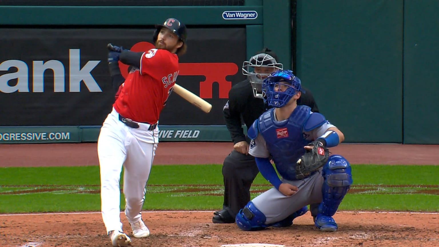 Daniel Schneemann pega HR de tres carreras | 27/05/2025 | Los Guardians de Cleveland