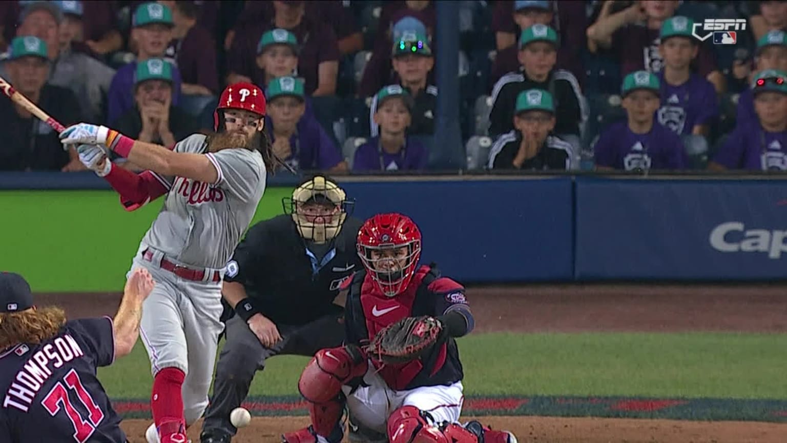 Brandon Marsh hits an RBI single to center field | 08/20/2023 | Philadelphia Phillies