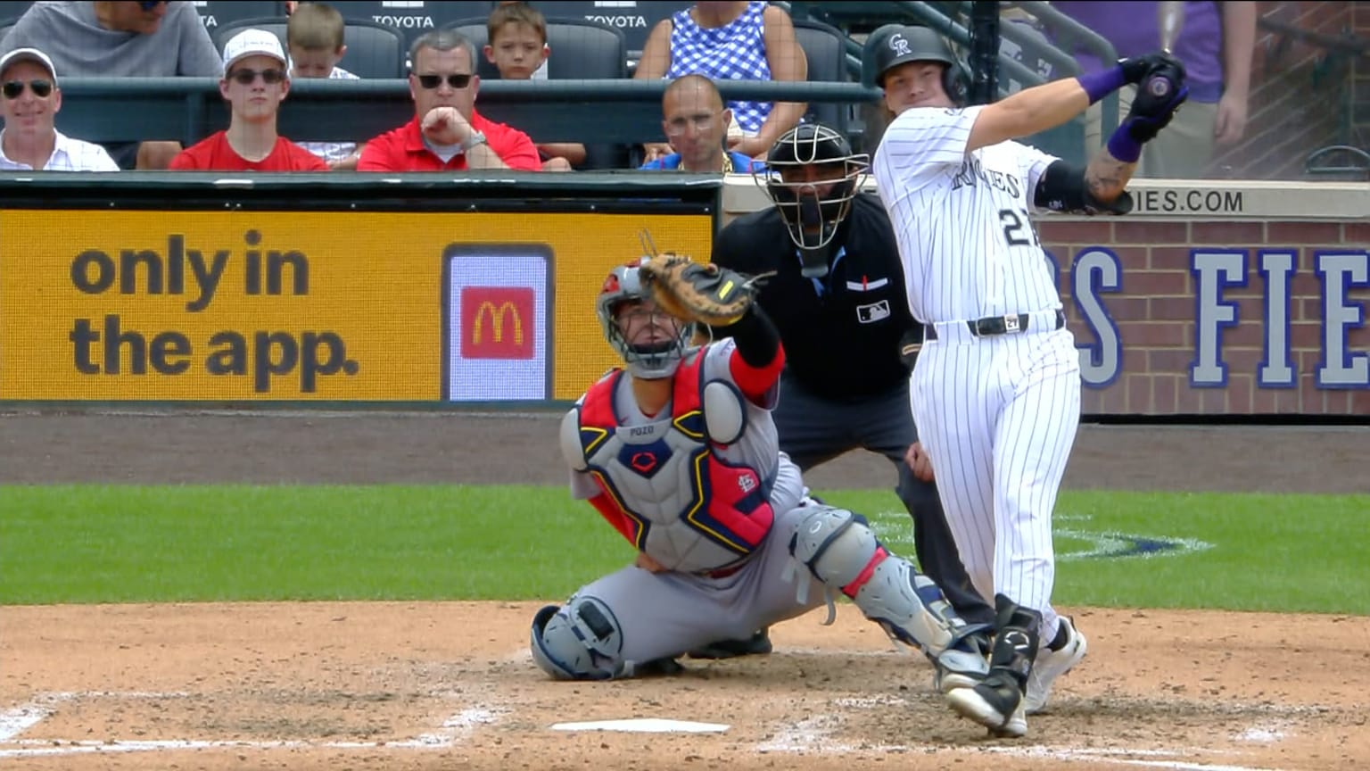 Jordan Beck's RBI double | 07/23/2025 | Colorado Rockies