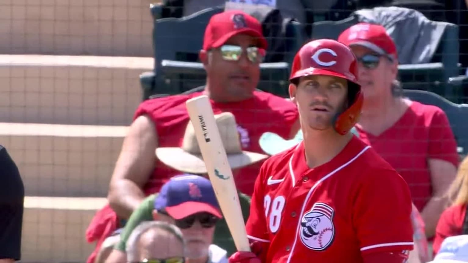 Kevin Newman hits a RBI double to left field | 03/05/2023 | Cincinnati Reds