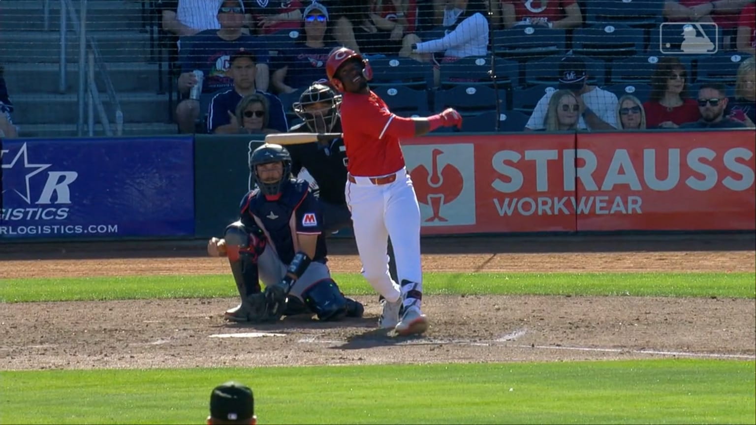 Jay Allen II's RBI single | 02/22/2025 | Cincinnati Reds