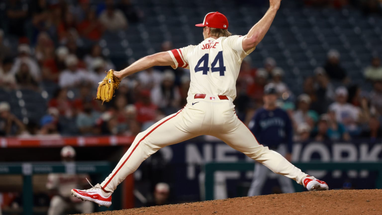 Ben Joyce fans Josh Rojas in the 7th inning | 07/12/2024 | Los Angeles ...
