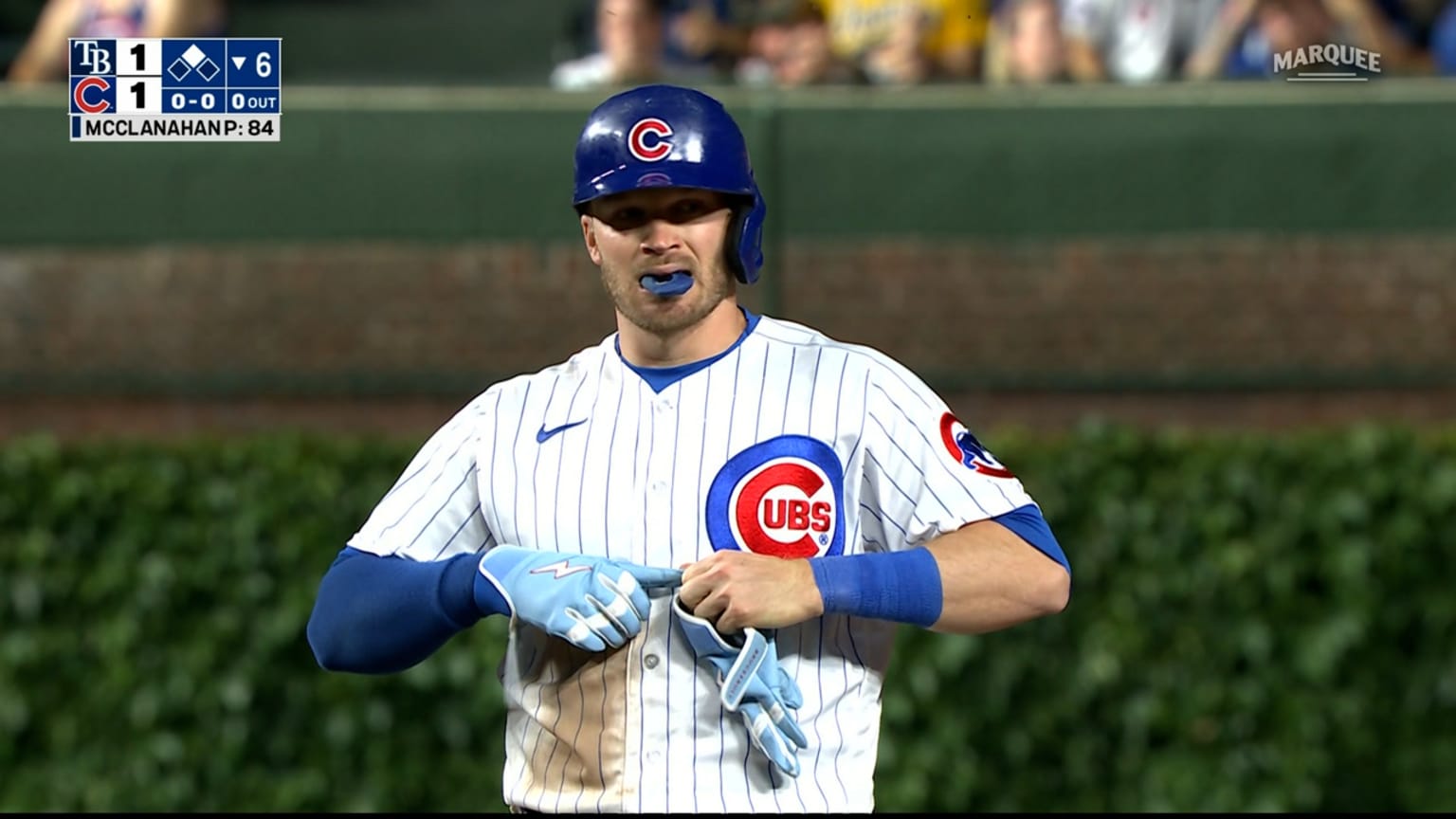 Ian Happ hits a pop up for a double in the 6th inning | 05/30/2023 | Chicago Cubs