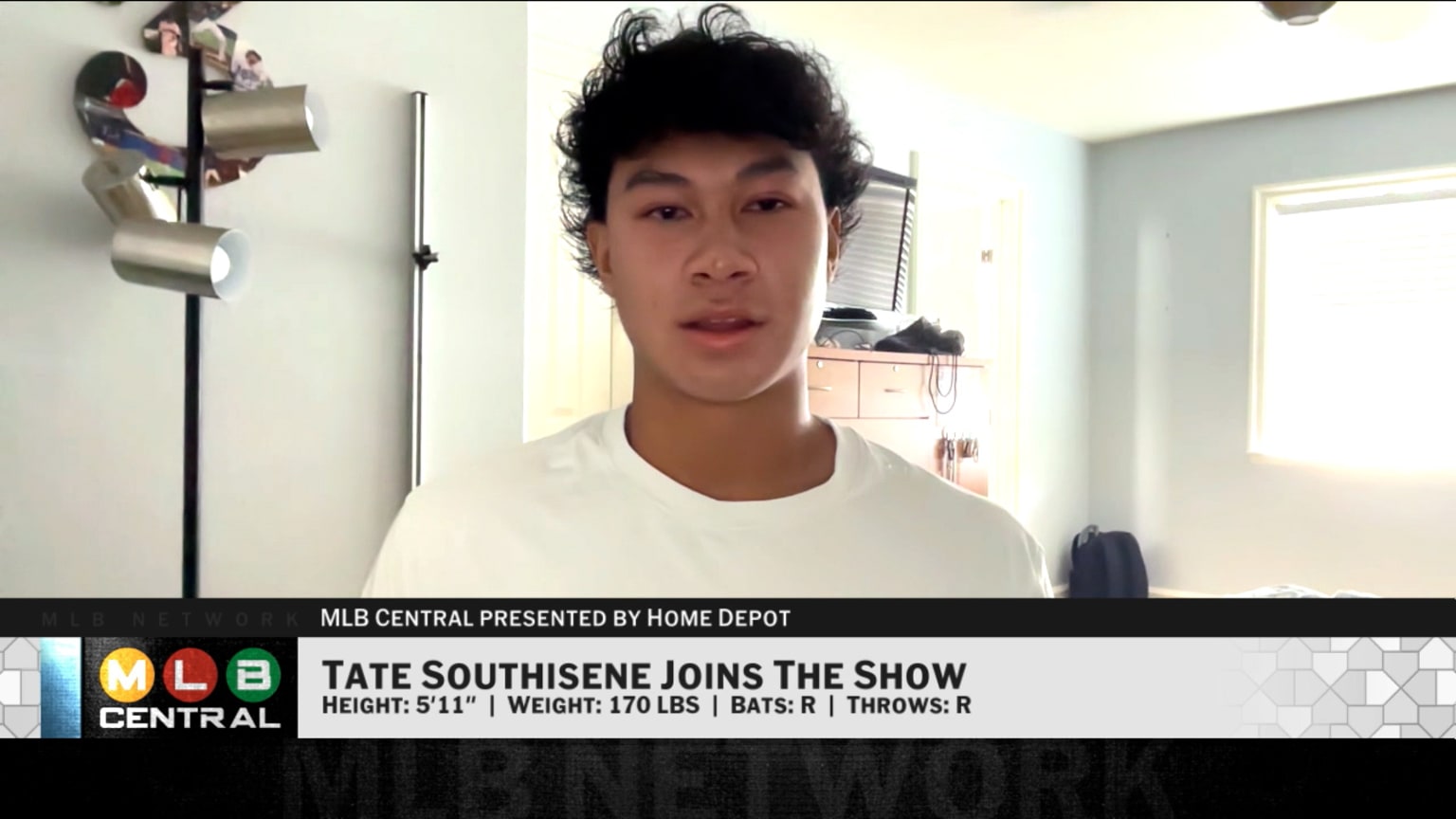 Tate Southisene talks Draft Combine on MLB Central | 06/13/2025 | Seattle Mariners