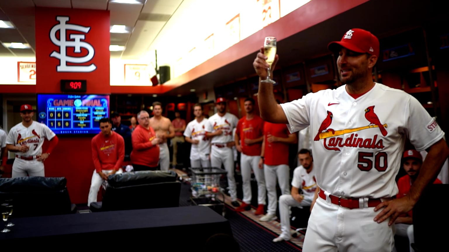 Clubhouse Speeches: Waino's 200th | 09/19/2023 | St. Louis Cardinals