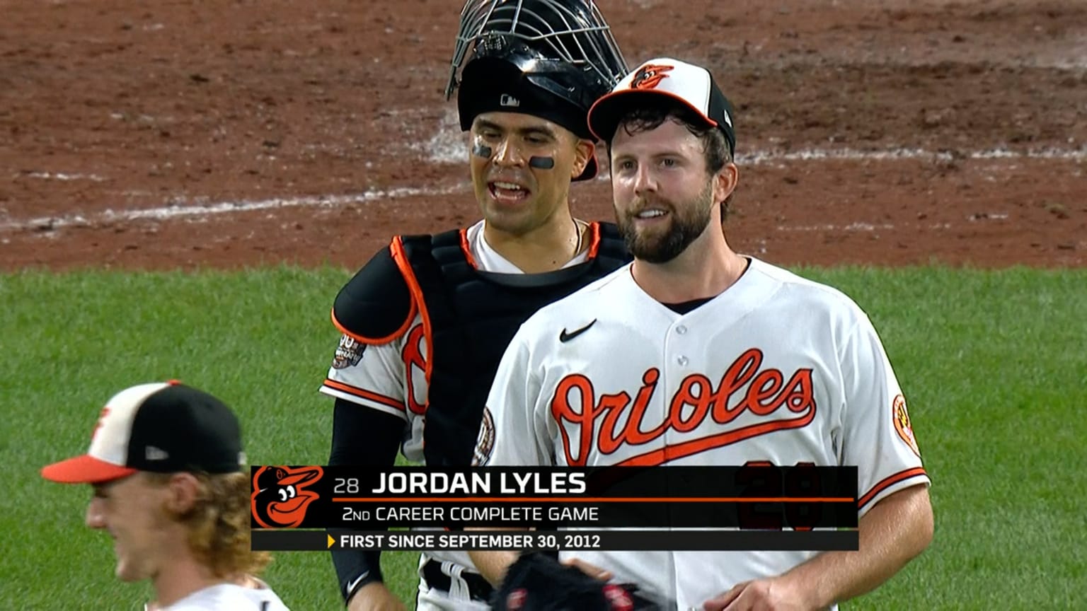 Jordan Lyles finishes his complete game win | 09/21/2022 | Baltimore ...