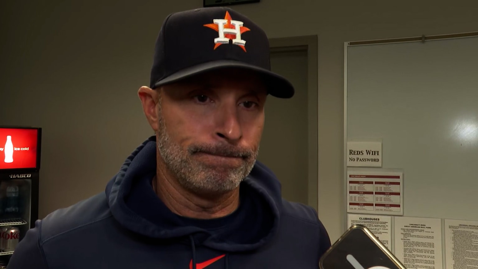 Joe Espada discusses offensive struggles in 1-0 loss | 09/05/2024 ...