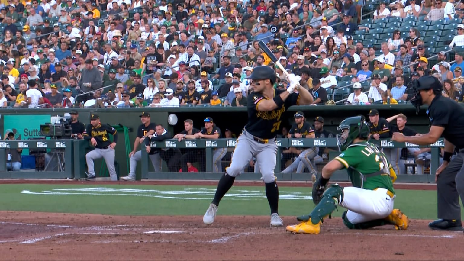 Jake Mangum's RBI single | 06/15/2026 | Pittsburgh Pirates
