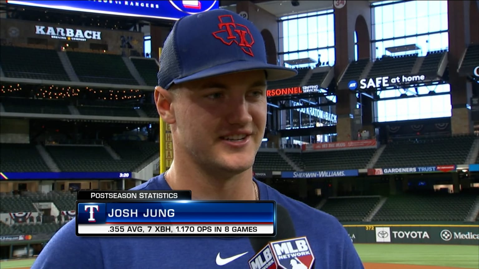 Josh Jung discusses the Rangers and Corey Seager | 10/19/2023 | Texas ...