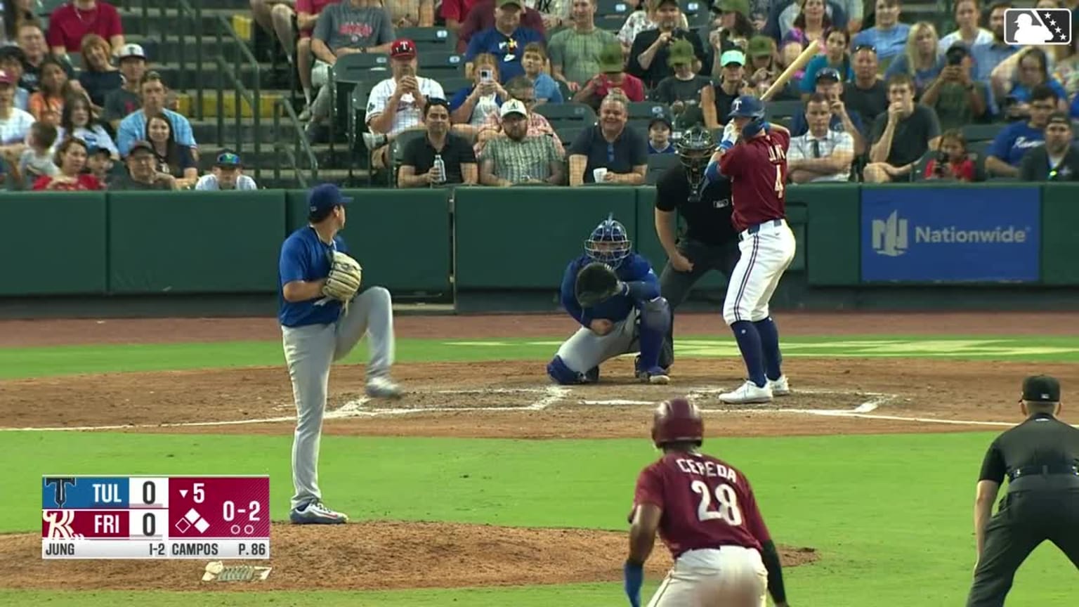 Chris Campos notches a sixth strikeout | 07/27/2024 | MLB.com