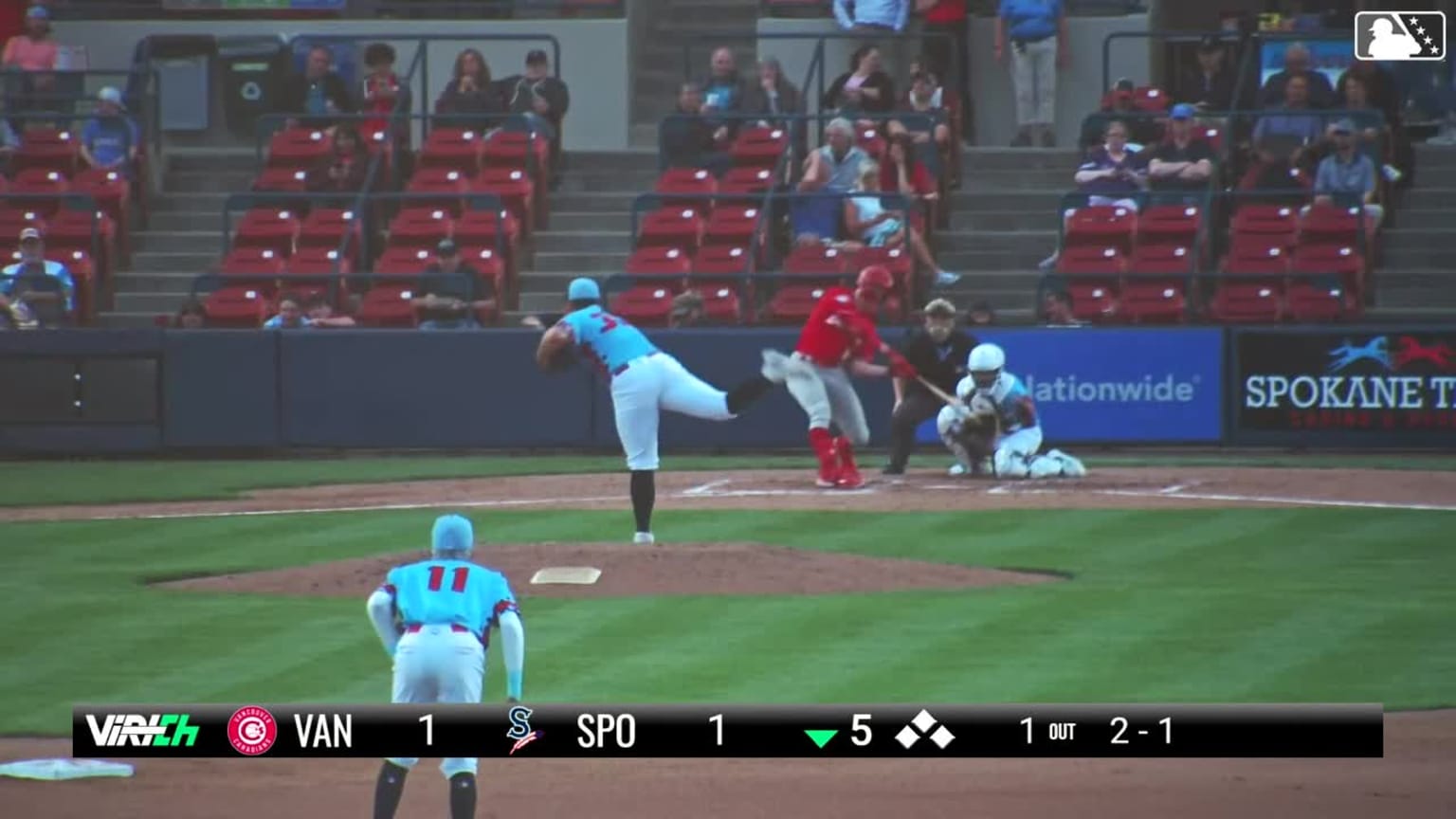 Jace Bohrofen's solo homer | 05/16/2024 | Toronto Blue Jays