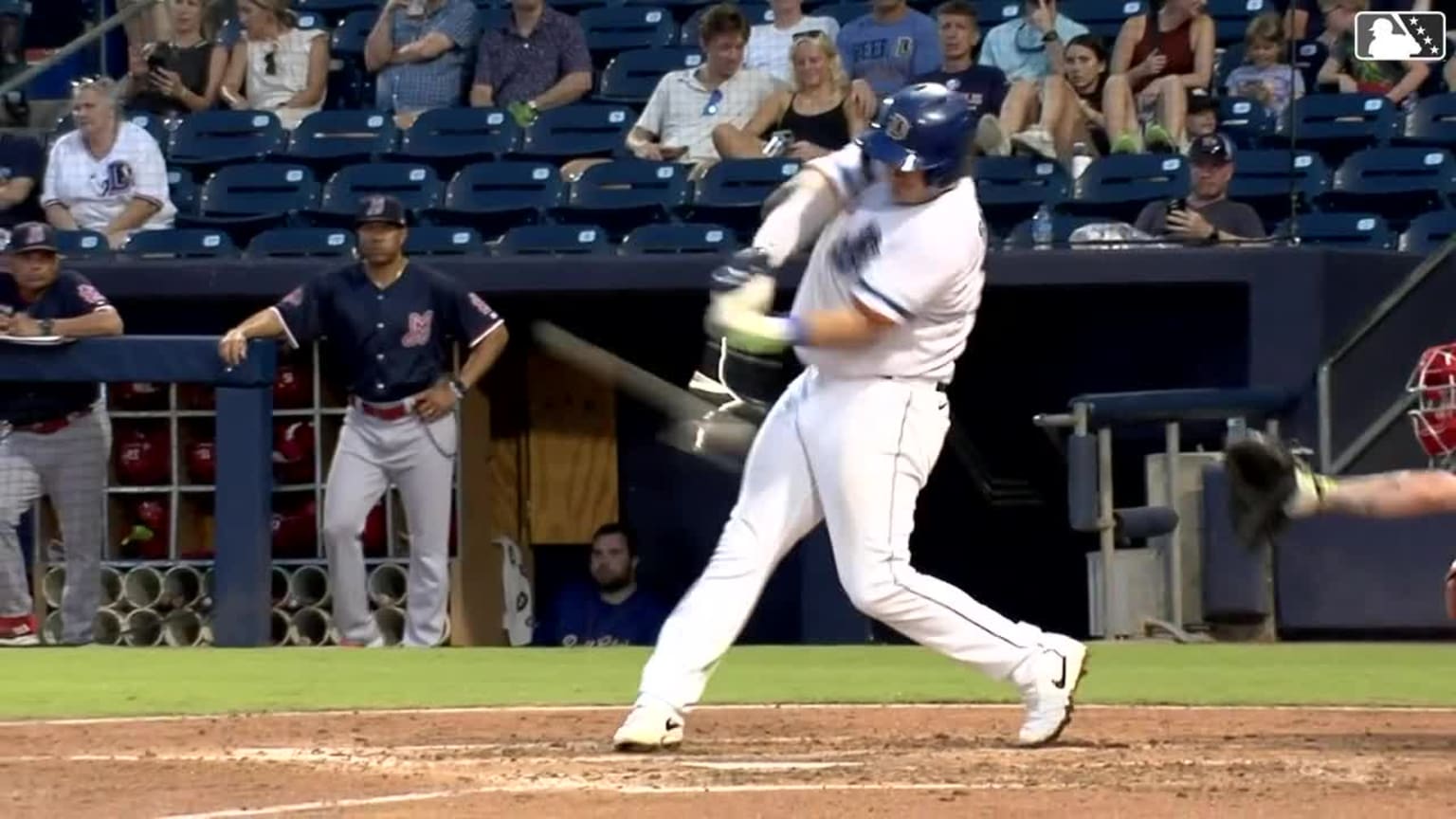 Bob Seymour hits 455 ft homer | 08/01/2024 | Tampa Bay Rays