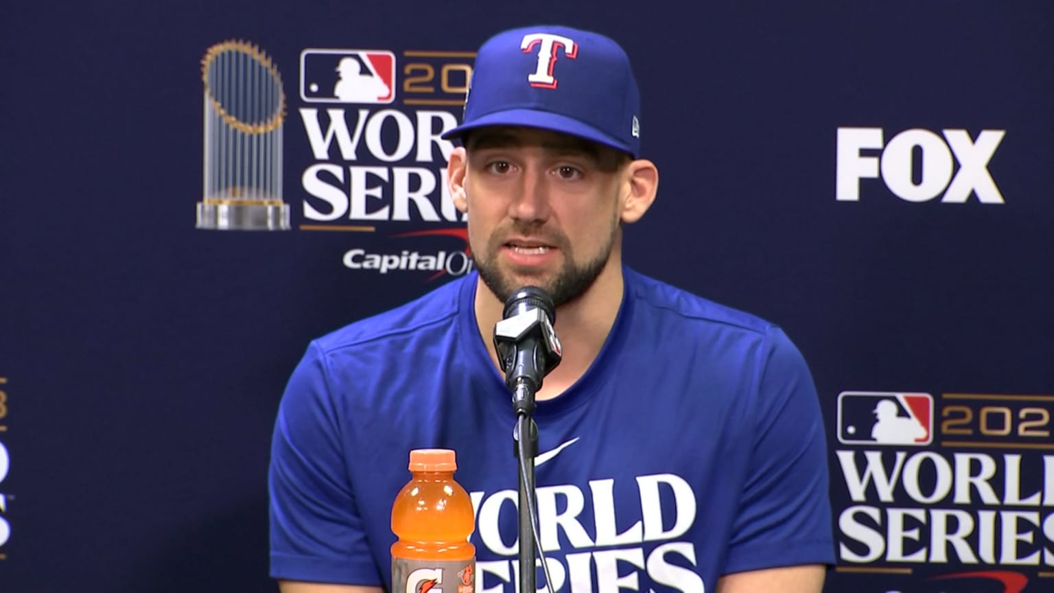 Nathan Eovaldi talks about starting Game 5 and more | 10/31/2023 ...