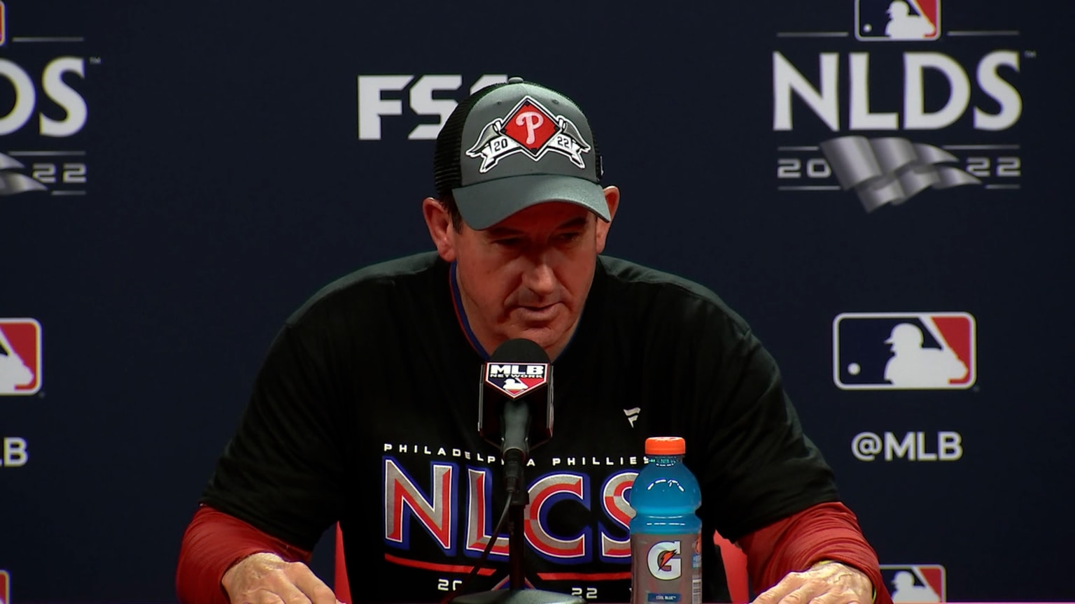 Rob Thomson discusses Phillies advancing to NLCS | 10/15/2022 ...