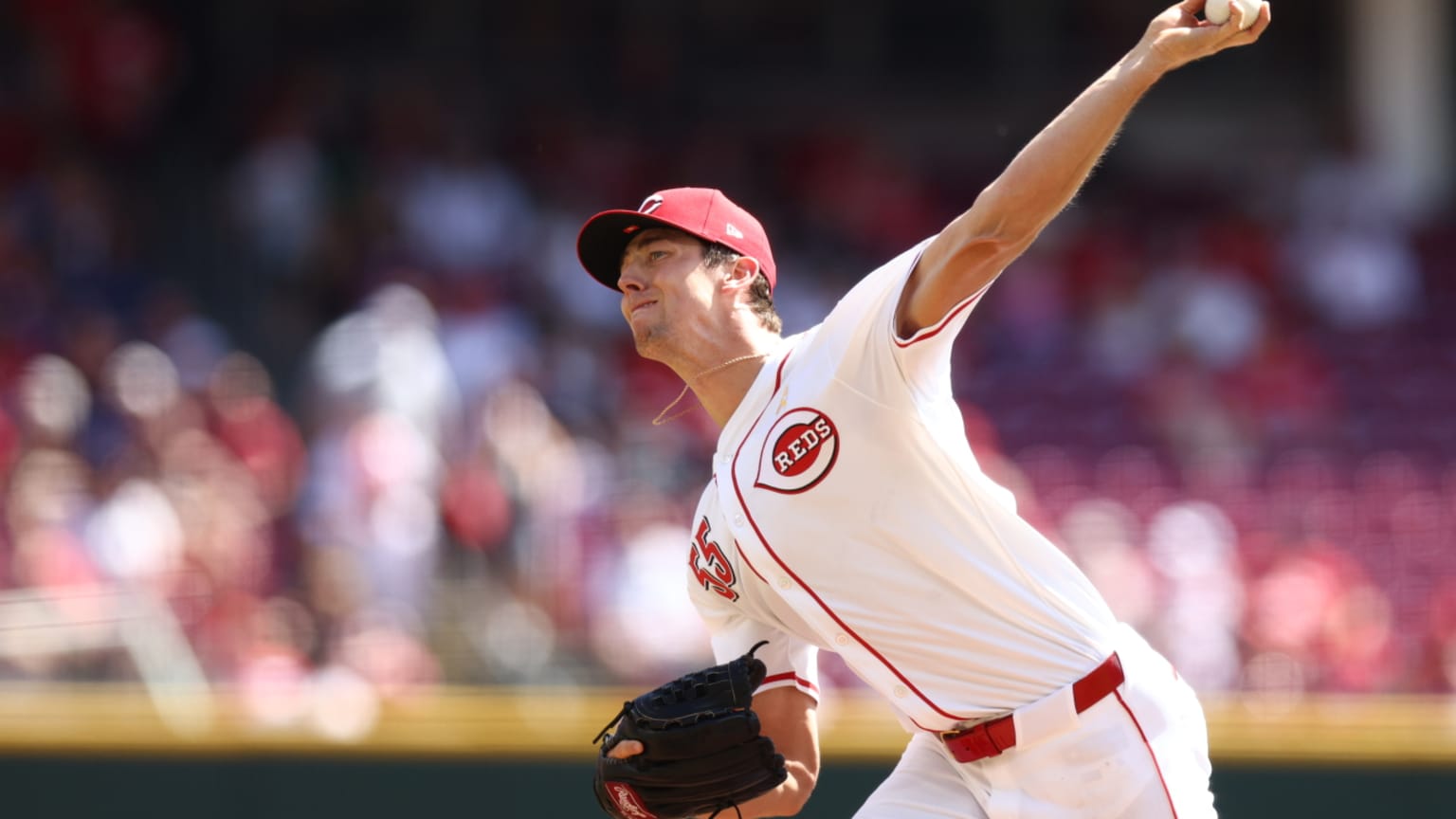 Brandon Williamson strikes out five in season debut | 09/01/2024 | MLB.com