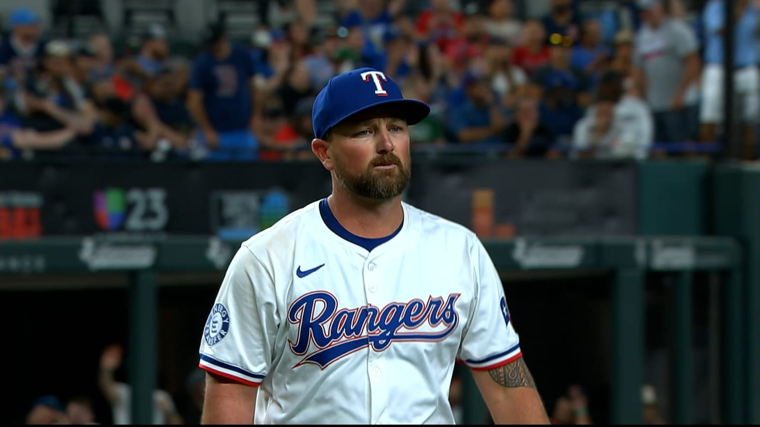 Kirby Yates avoids trouble, maintains Rangers' lead | 08/03/2024 ...