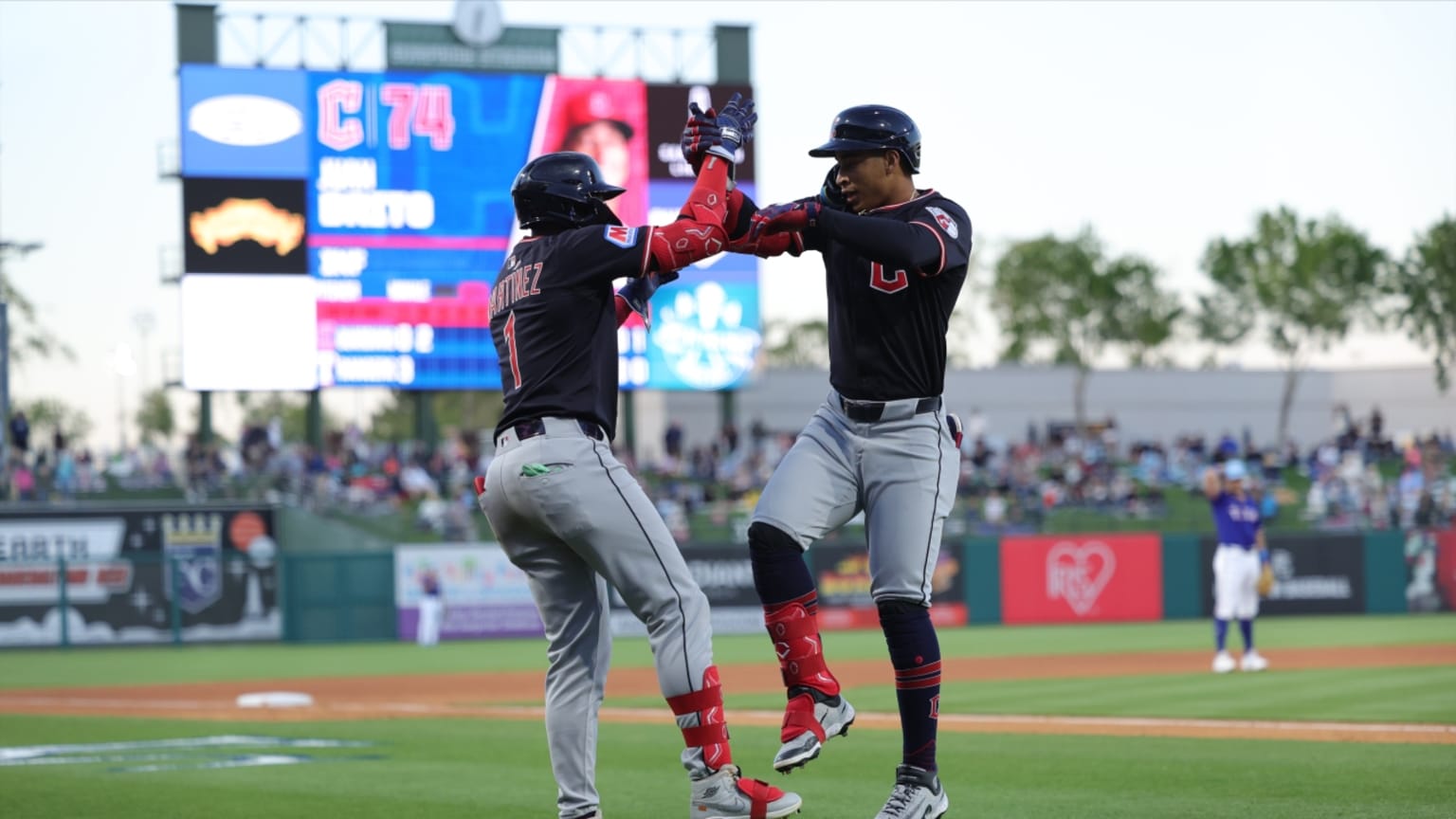 Juan Brito's solo home run | 03/18/2025 | Cleveland Guardians