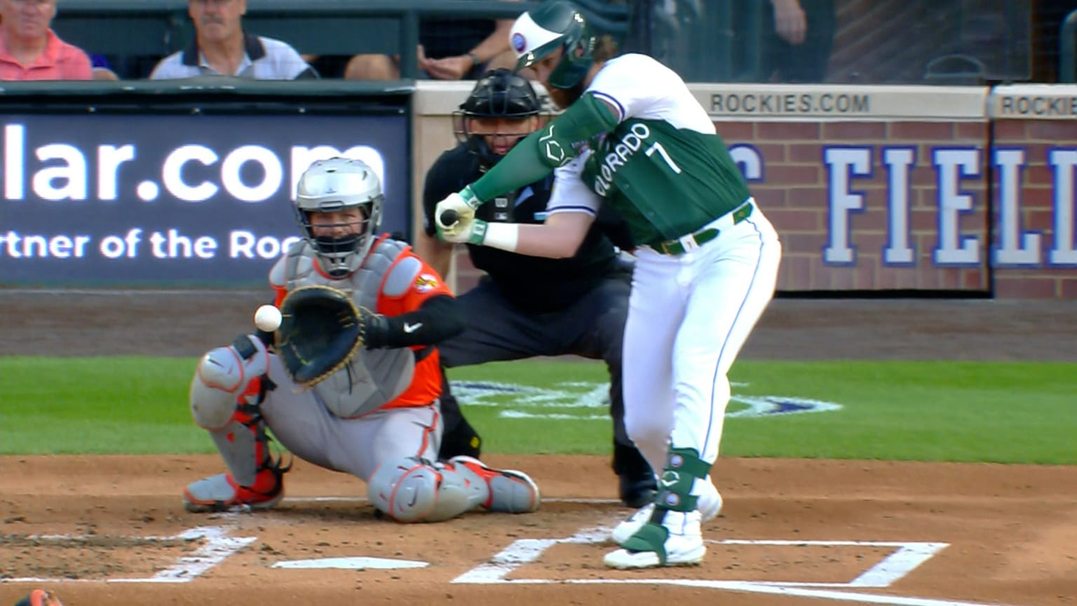 Brendan Rodgers' RBI single | 08/31/2024 | Colorado Rockies