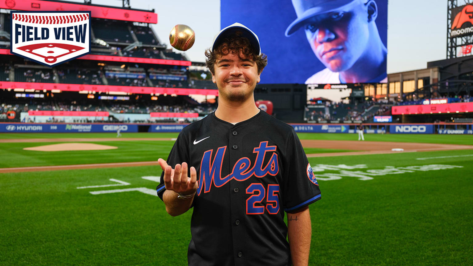 Field View: Gaten Matarazzo's first pitch | 09/12/2025 | New York Mets