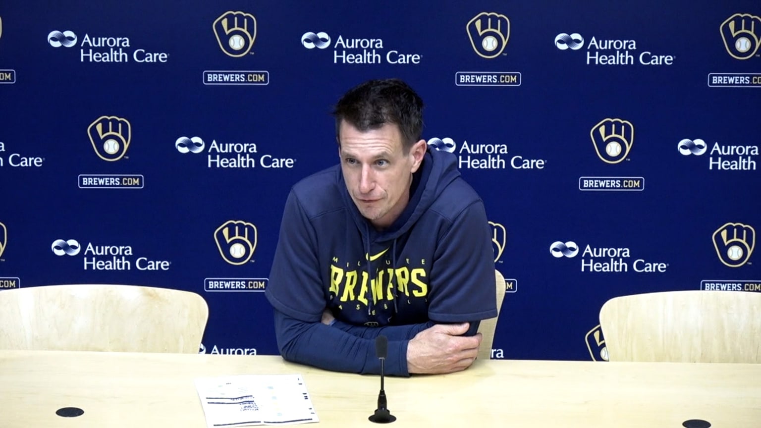 Craig Counsell talks Taylor's versatility, Houser | 09/14/2023 ...