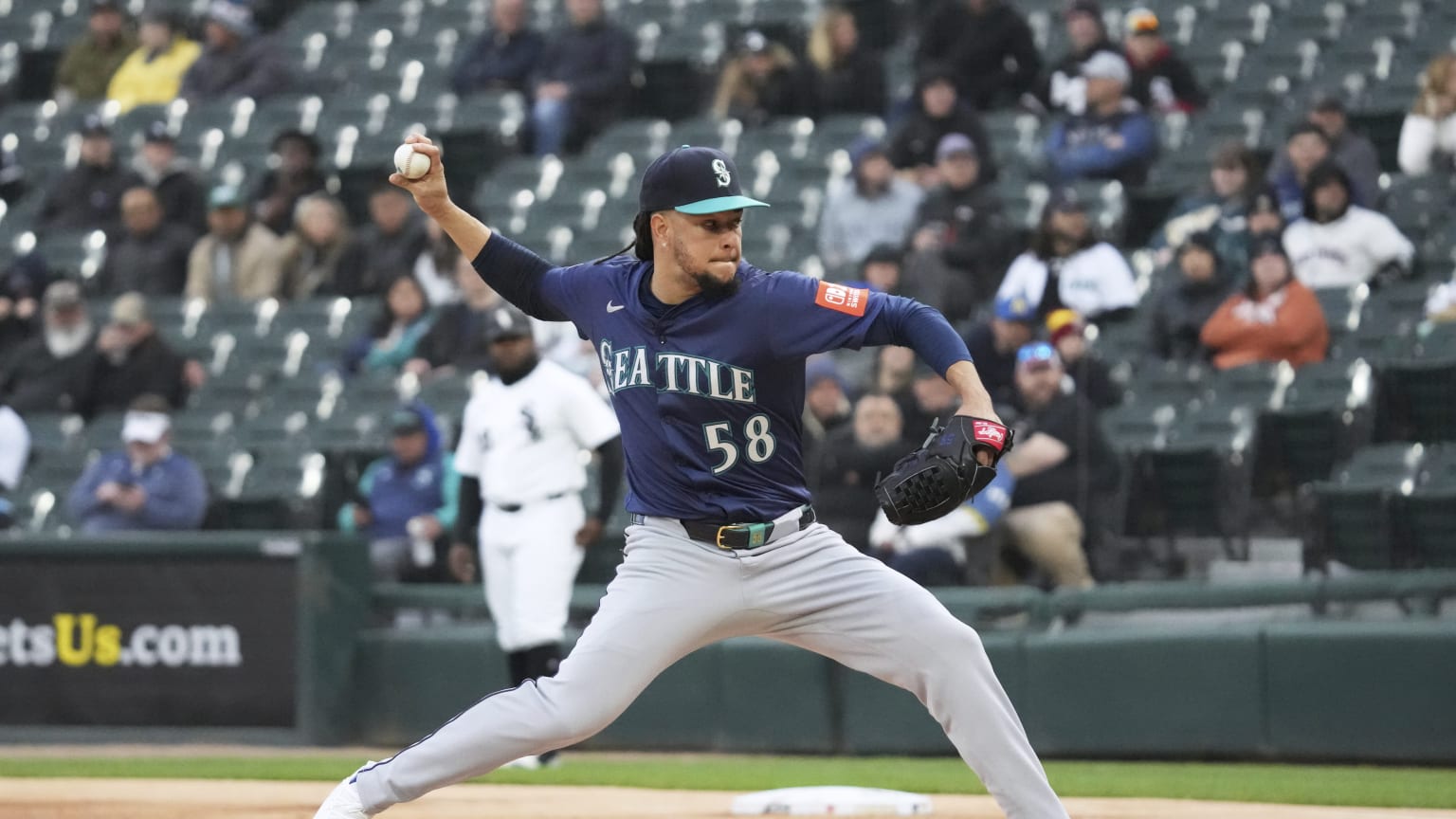 Luis Castillo strikes out Austin Slater | 05/19/2025 | Seattle Mariners