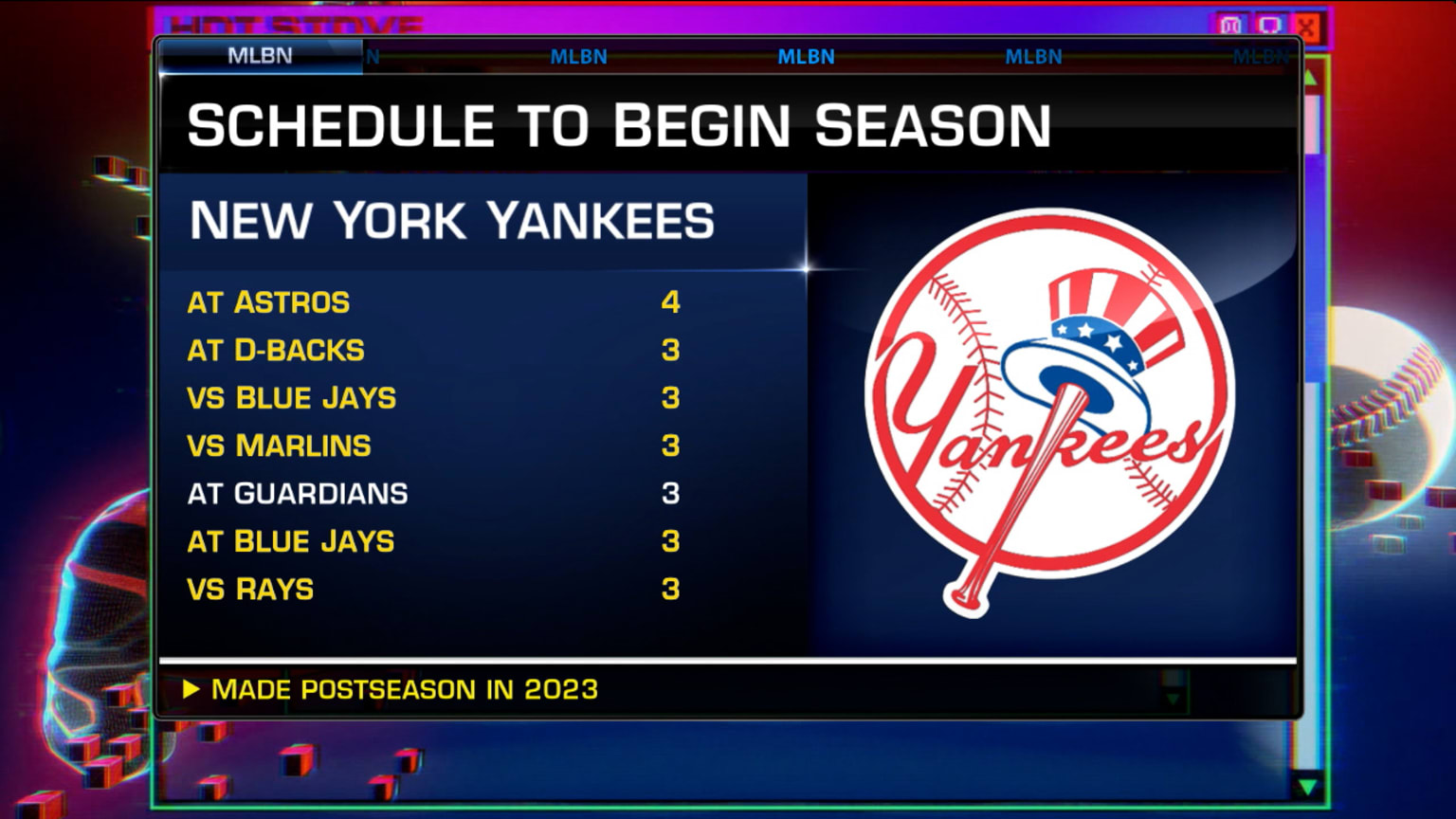 Looking at early schedules for AL East contenders | 03/07/2024 | MLB.com