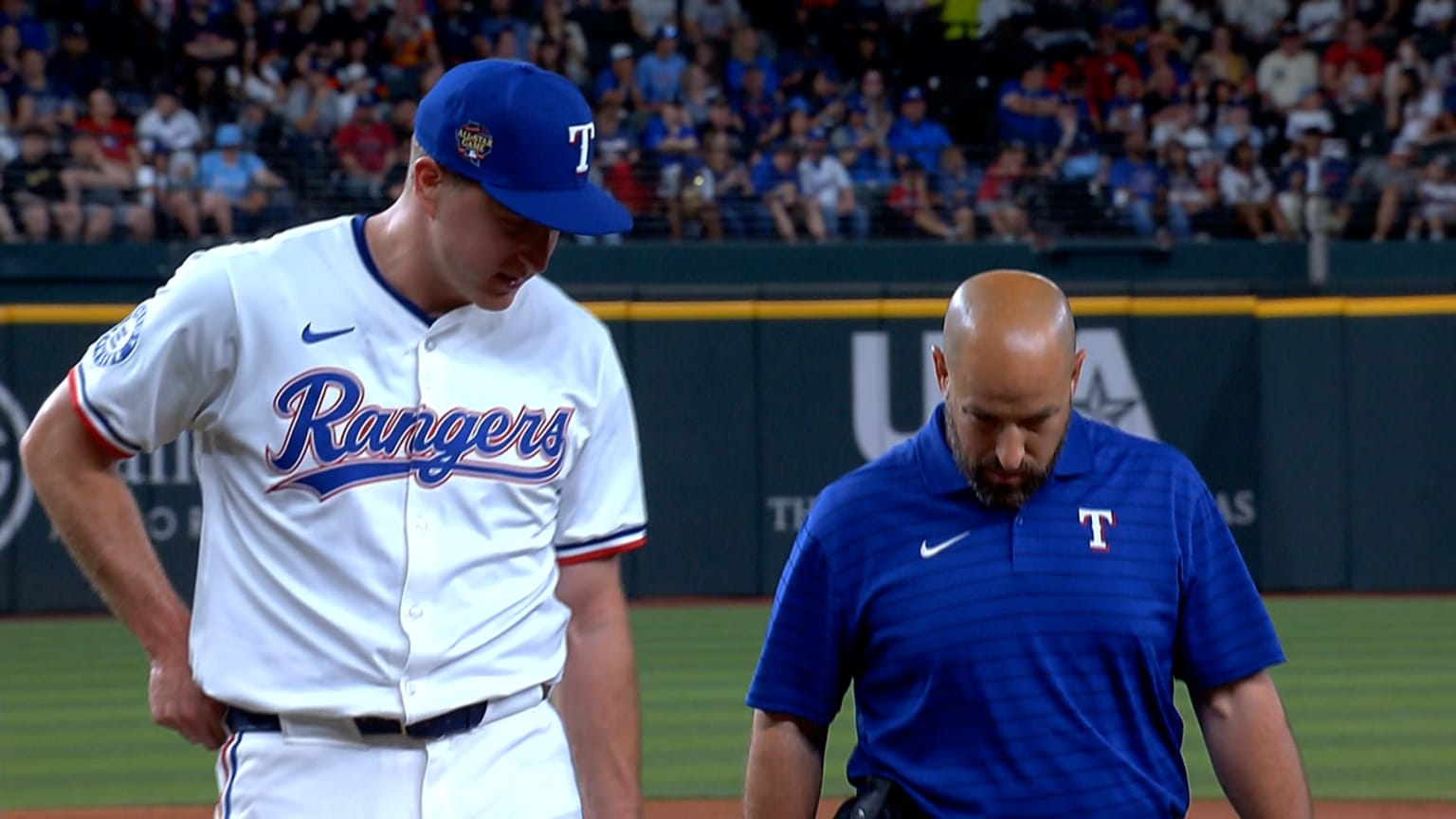 Josh Sborz exits early due to injury | 04/06/2024 | Texas Rangers