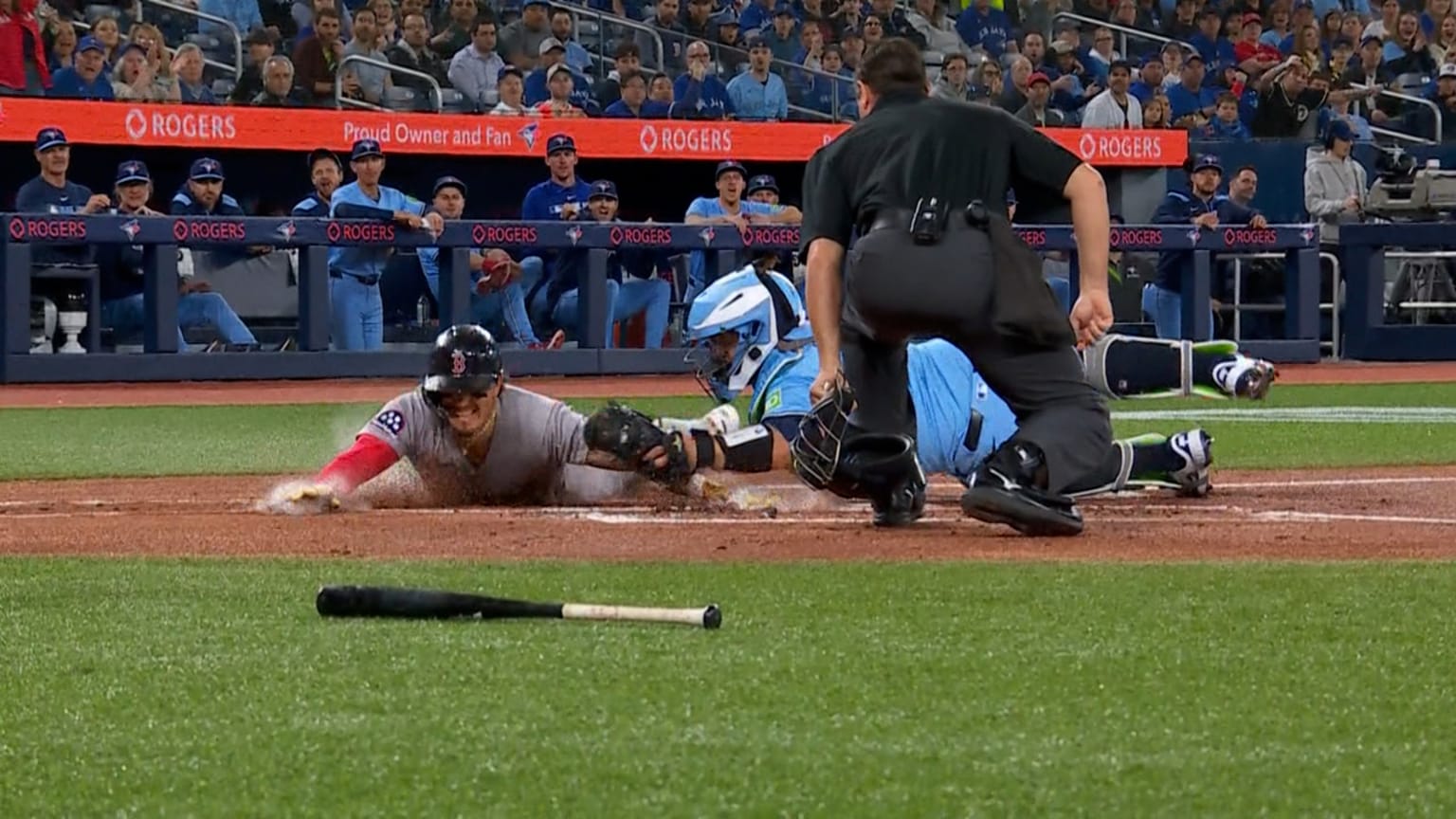 Blue Jays nab Jarren Duran at the plate | 04/30/2025 | Toronto Blue Jays