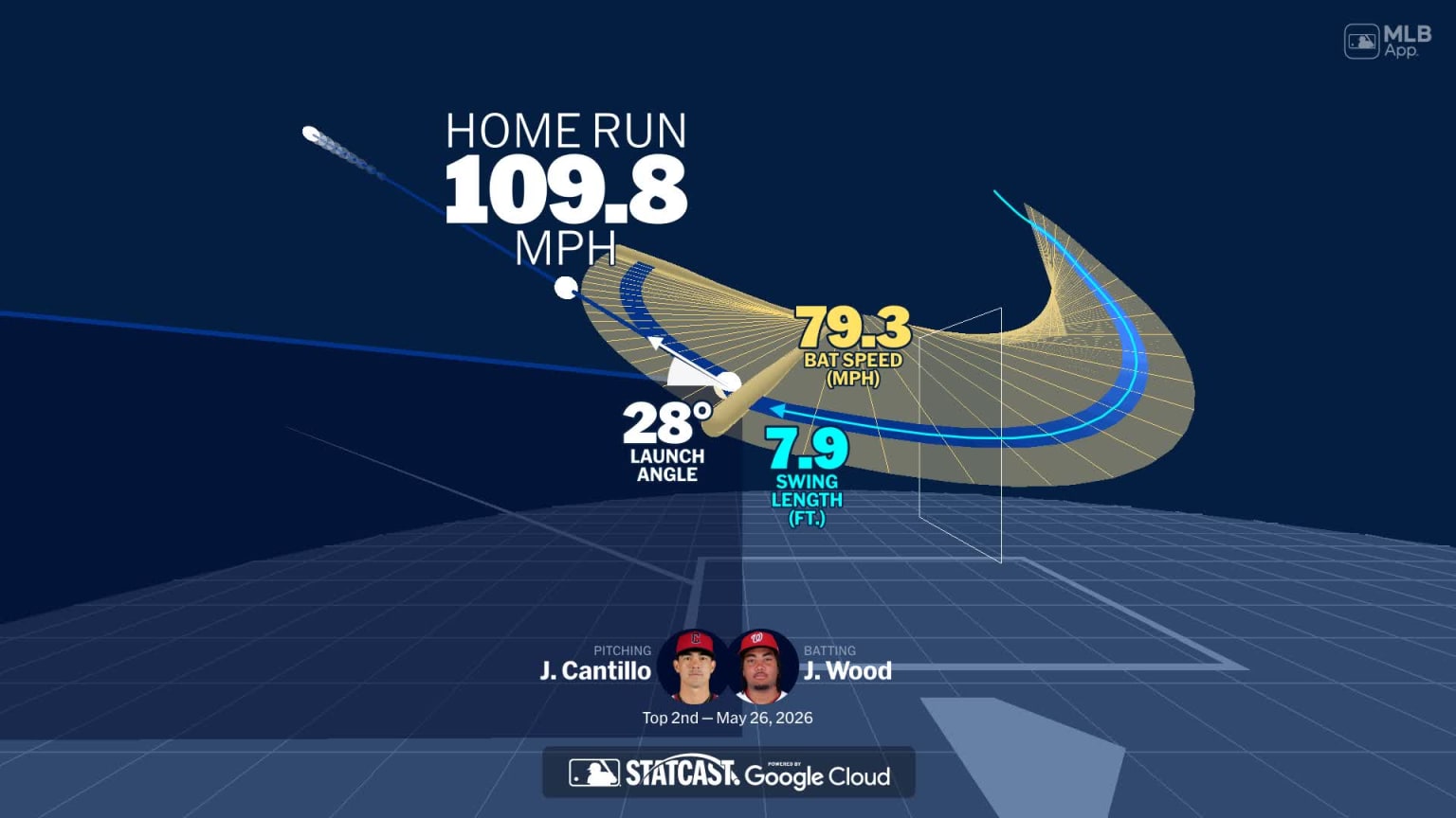An animated look at James Wood's home run | 05/26/2026 | MLB.com
