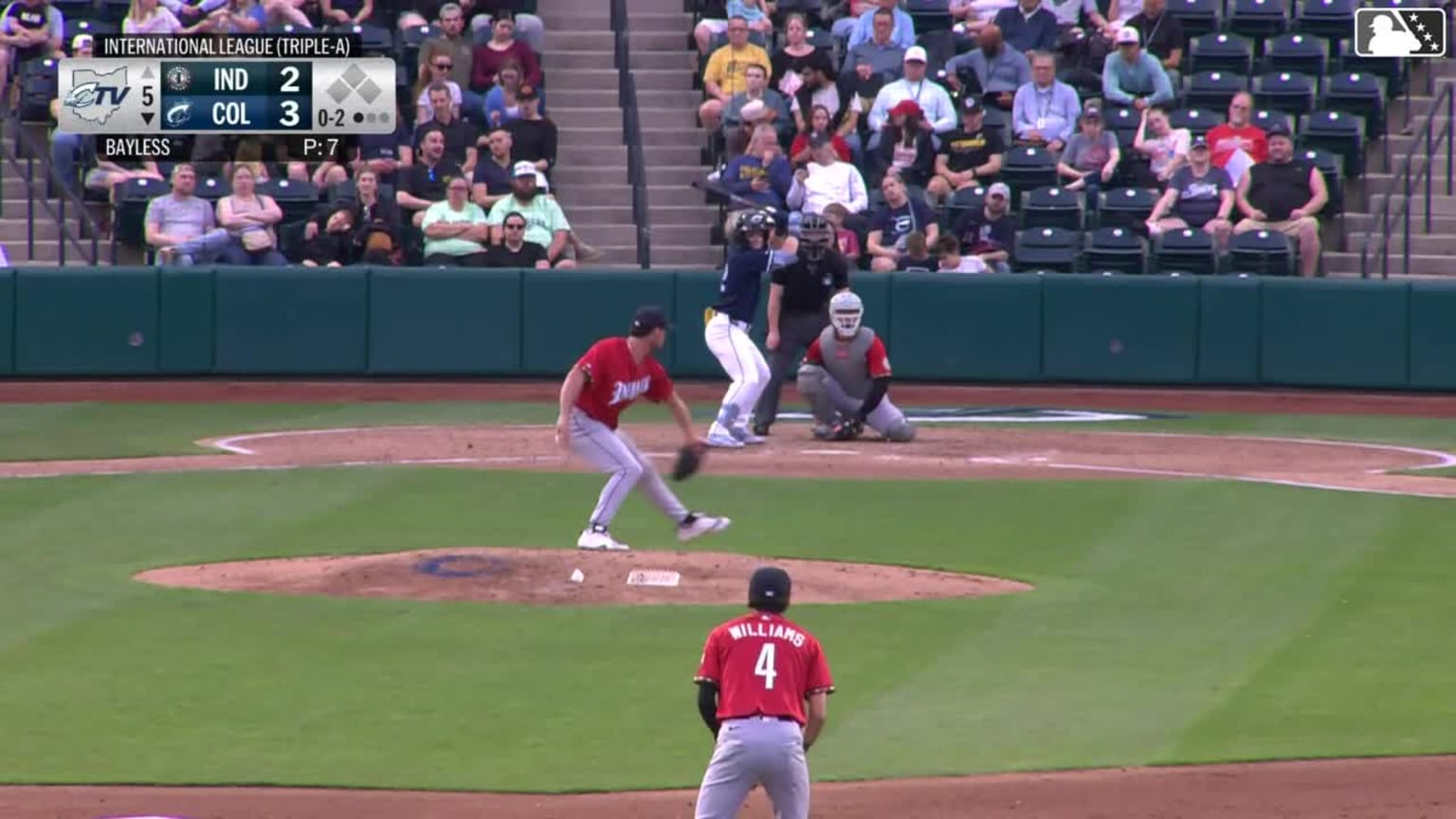 Jarod Bayless In play, no out to Travis Bazzana | 04/03/2026 ...