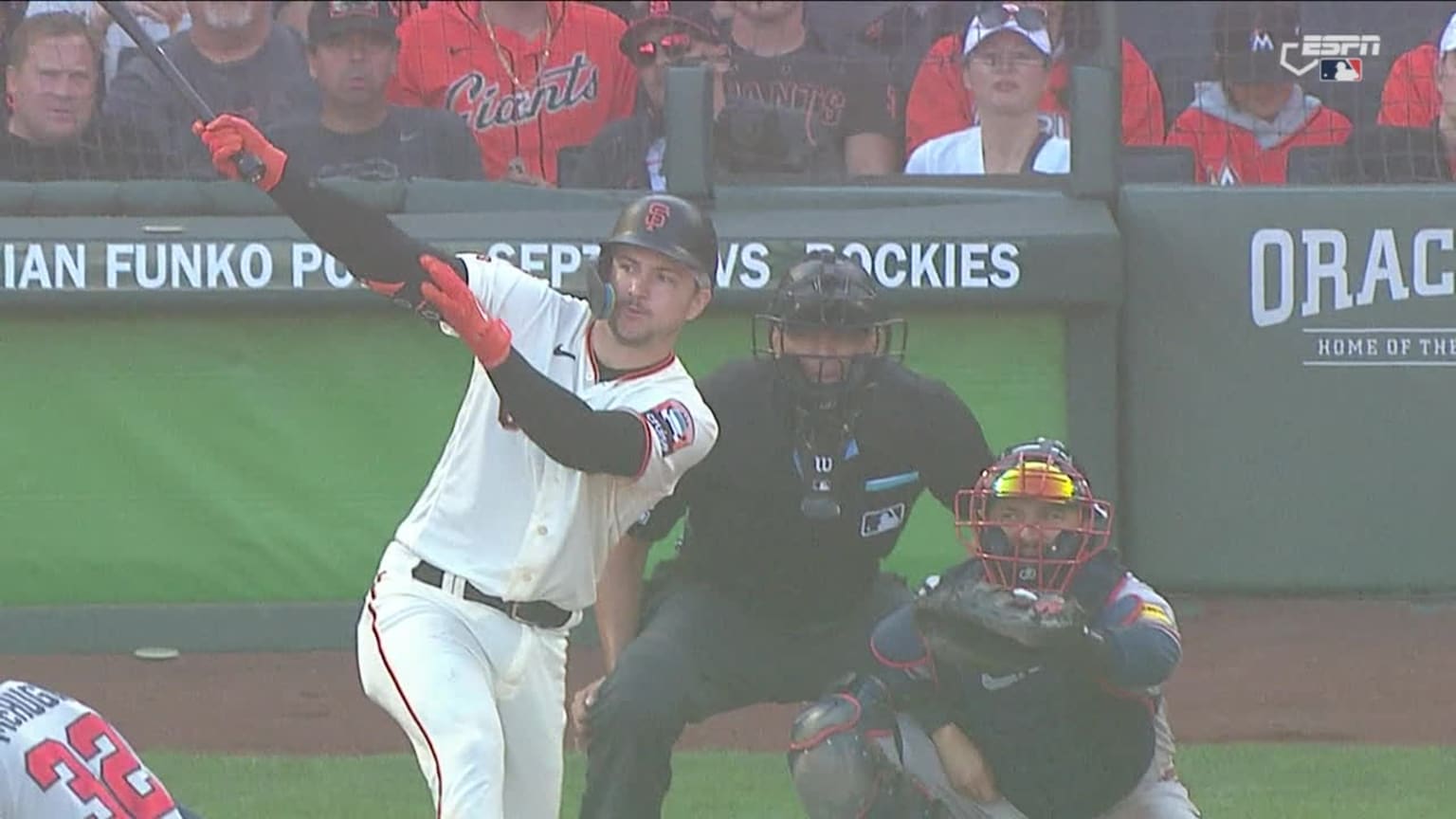Patrick Bailey clears the bases in the 5th inning | 08/27/2023 | San ...