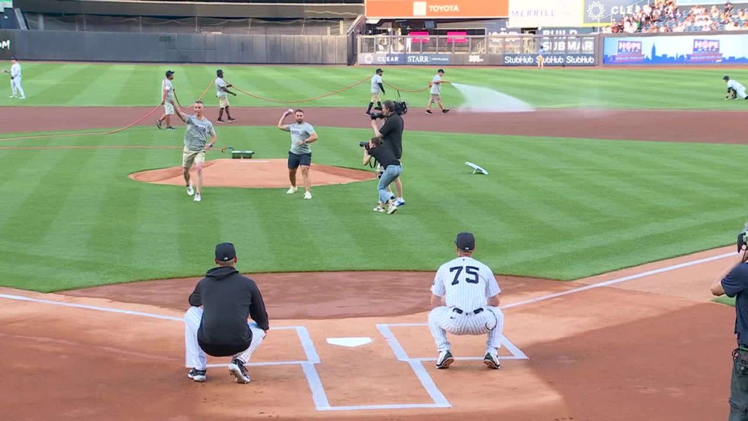 Yankees celebrate Hope Week at Arthur Avenue | 06/18/2024 | New York ...