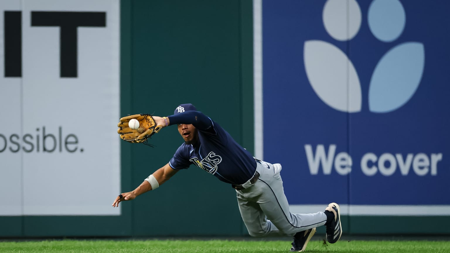 Chandler Simpson's diving catch | 08/29/2025 | Tampa Bay Rays