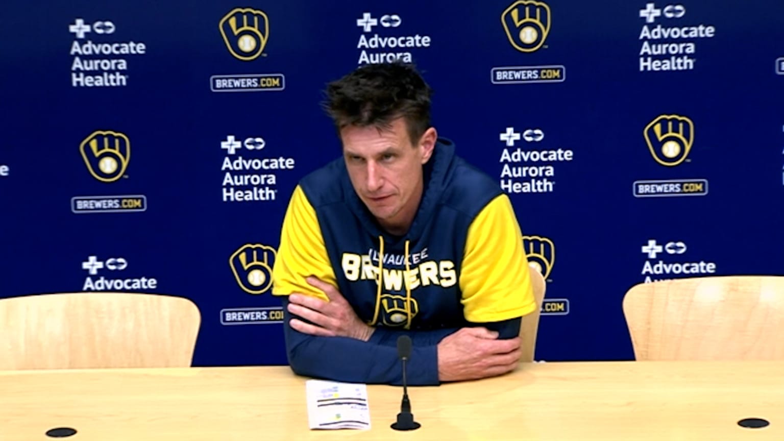 Counsell on pitching in Brewers' 4-3 loss to Marlins | 10/01/2022 ...