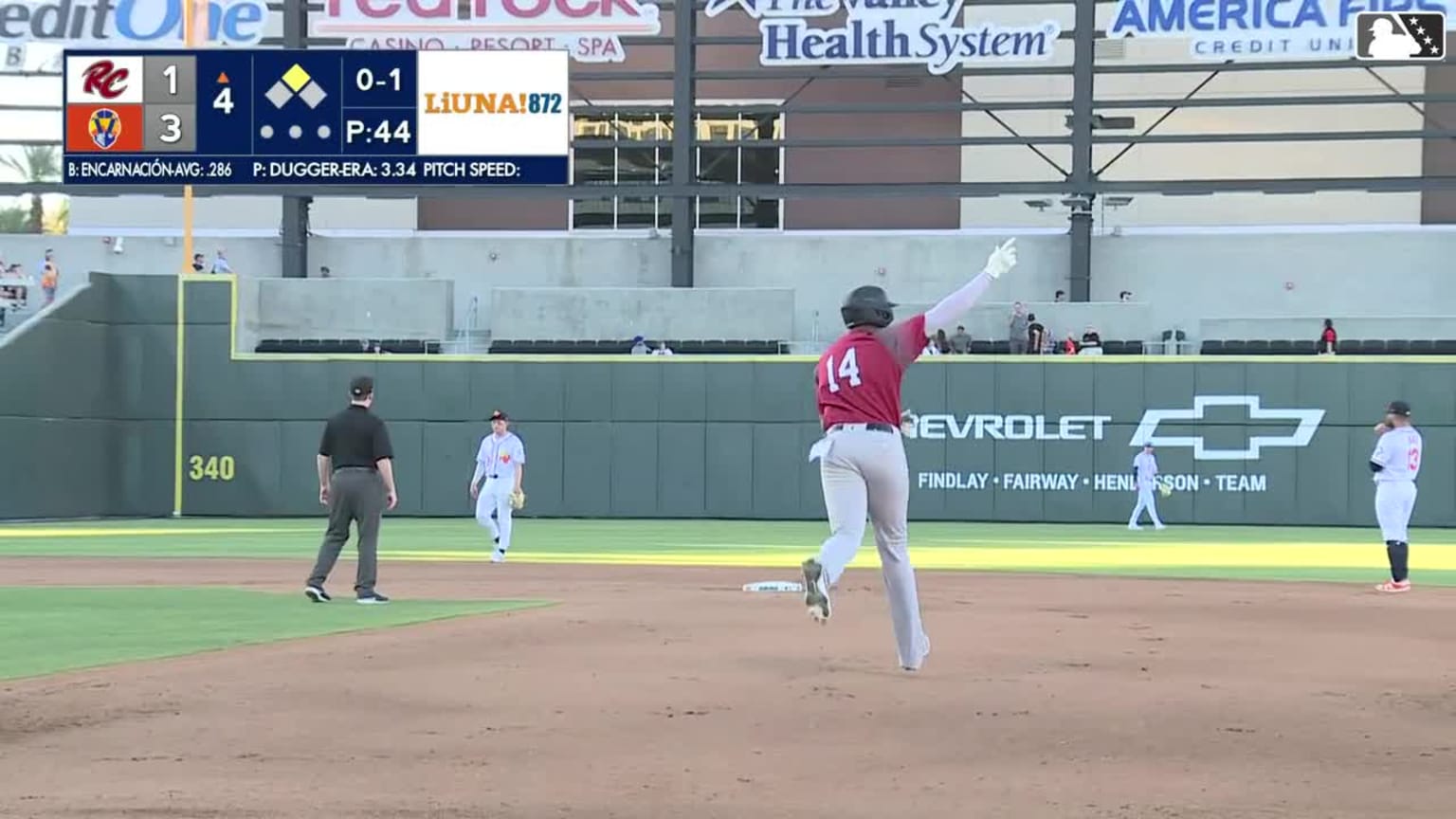 Jerar Encarnación's second homer of the game | 07/01/2024 | San ...