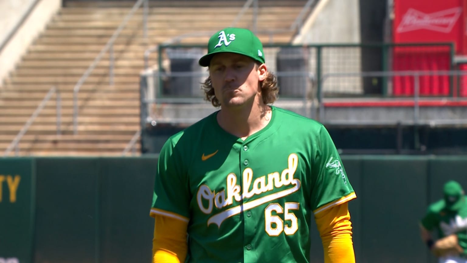 Tyler Ferguson gets a double play to escape a jam | 05/26/2024 | Athletics