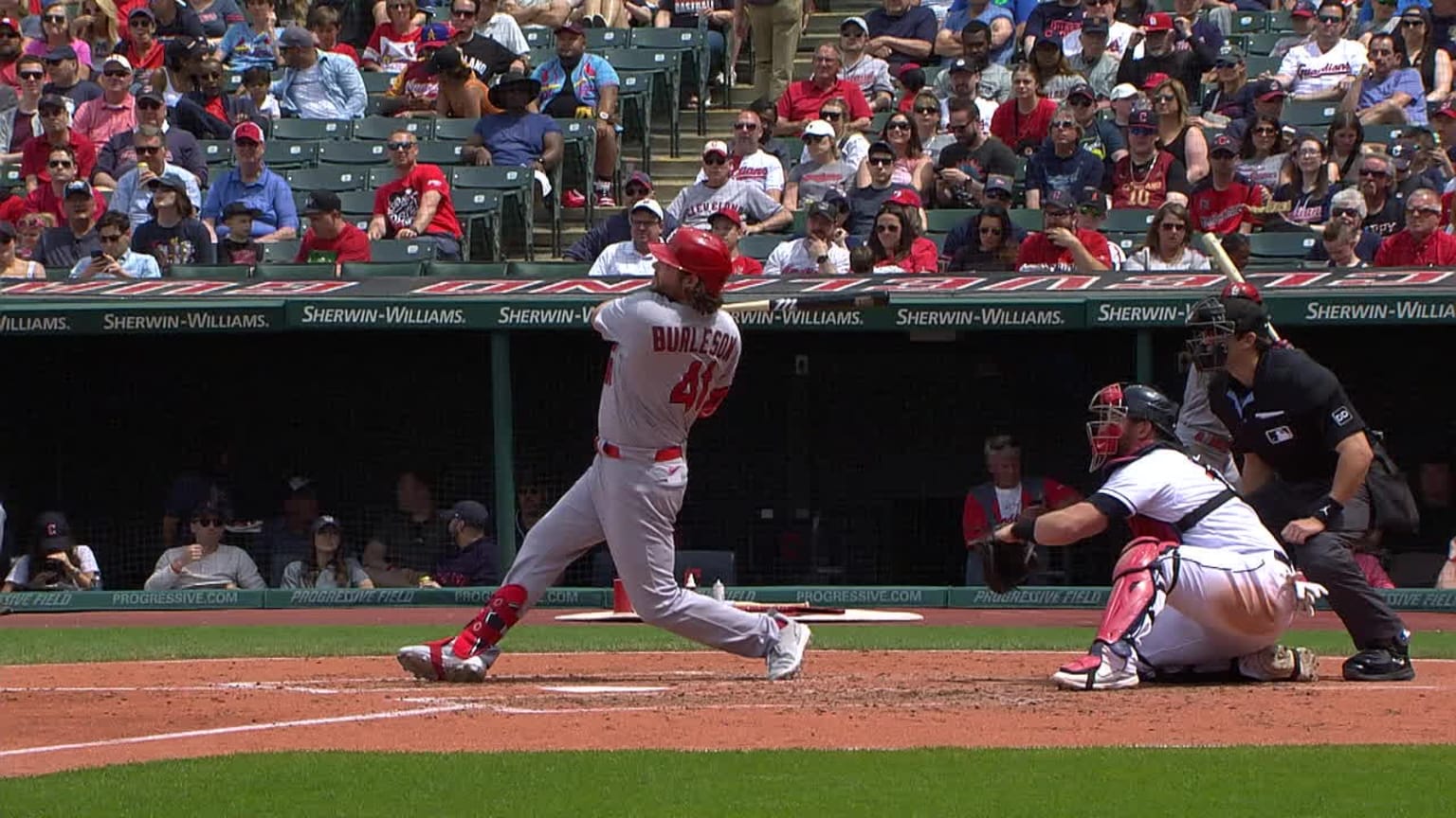 Alec Burleson hammers a solo home run to right field | 05/28/2023 | St ...