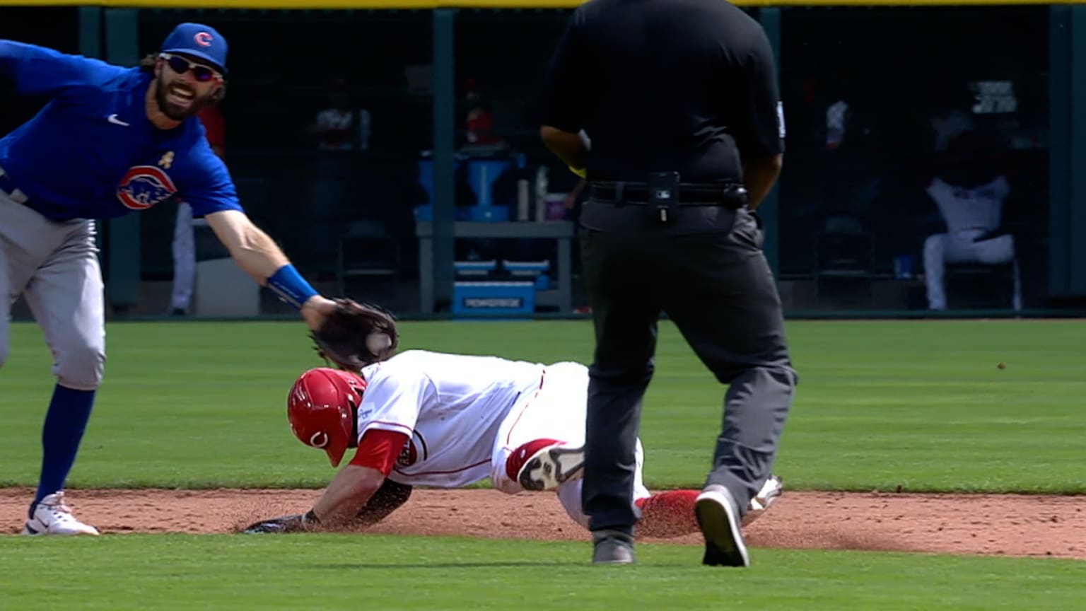 Miguel Amaya nabs Harrison Bader attempting to steal | 09/03/2023 ...