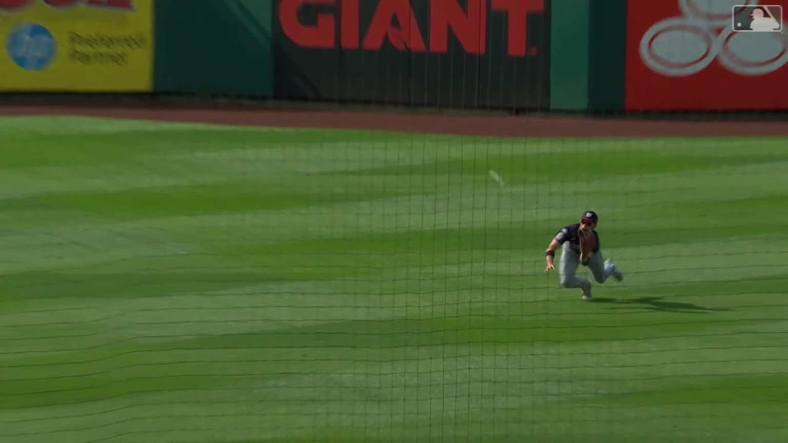 Alex Call lays out to make a terrific grab | 08/08/2023 | Washington ...